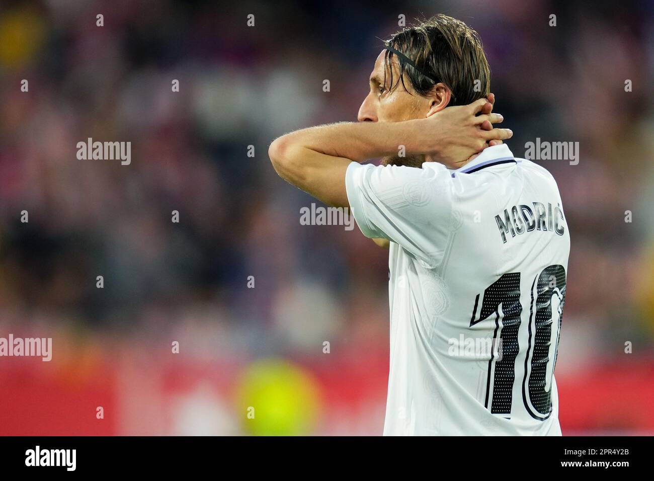 Luka Modric of Real Madrid during the La Liga match between Girona FC ...