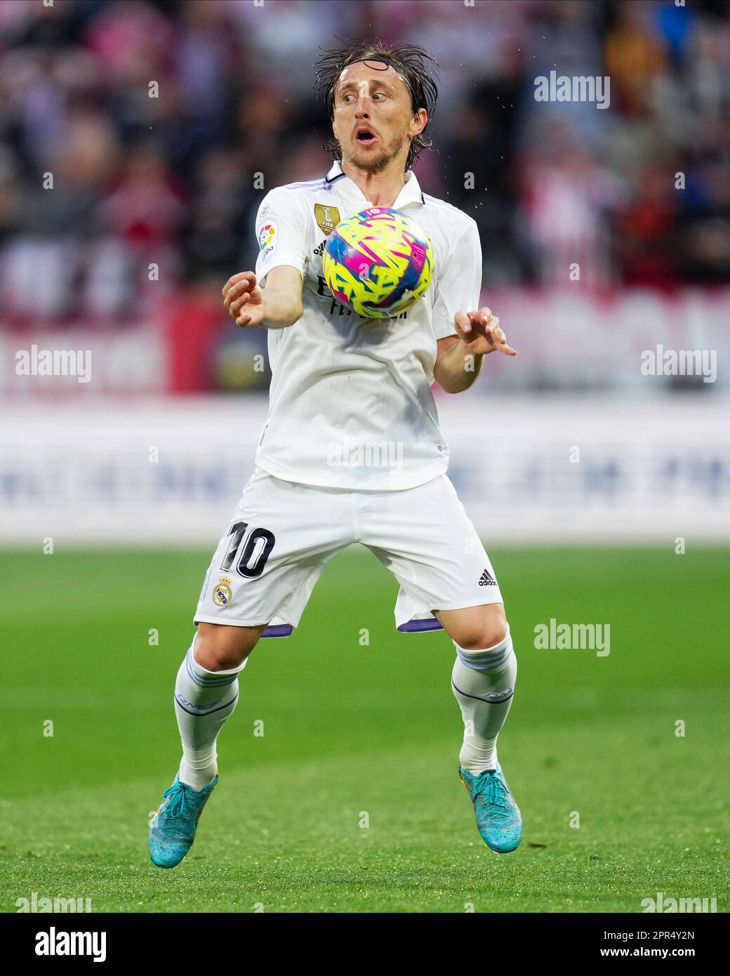 Luka Modric of Real Madrid during the La Liga match between Girona FC ...