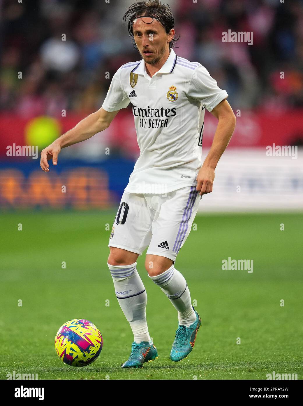 Luka Modric of Real Madrid during the La Liga match between Girona FC ...