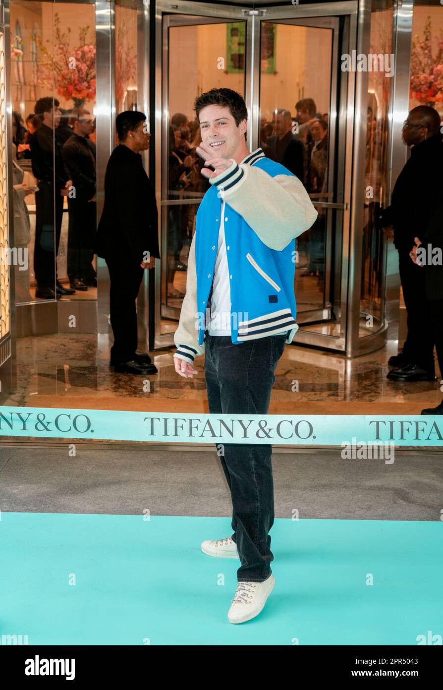 New York, USA. 26th Apr, 2023. Blake Gray attends the Tiffany's ...