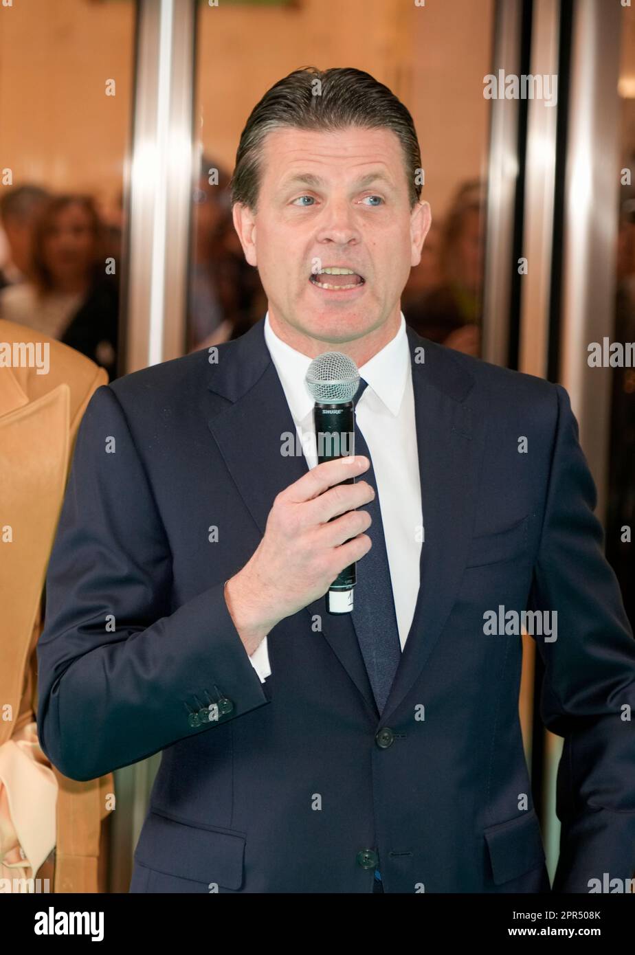 New York, USA. 26th Apr, 2023. Anthony Ledru attends the Tiffany's ...