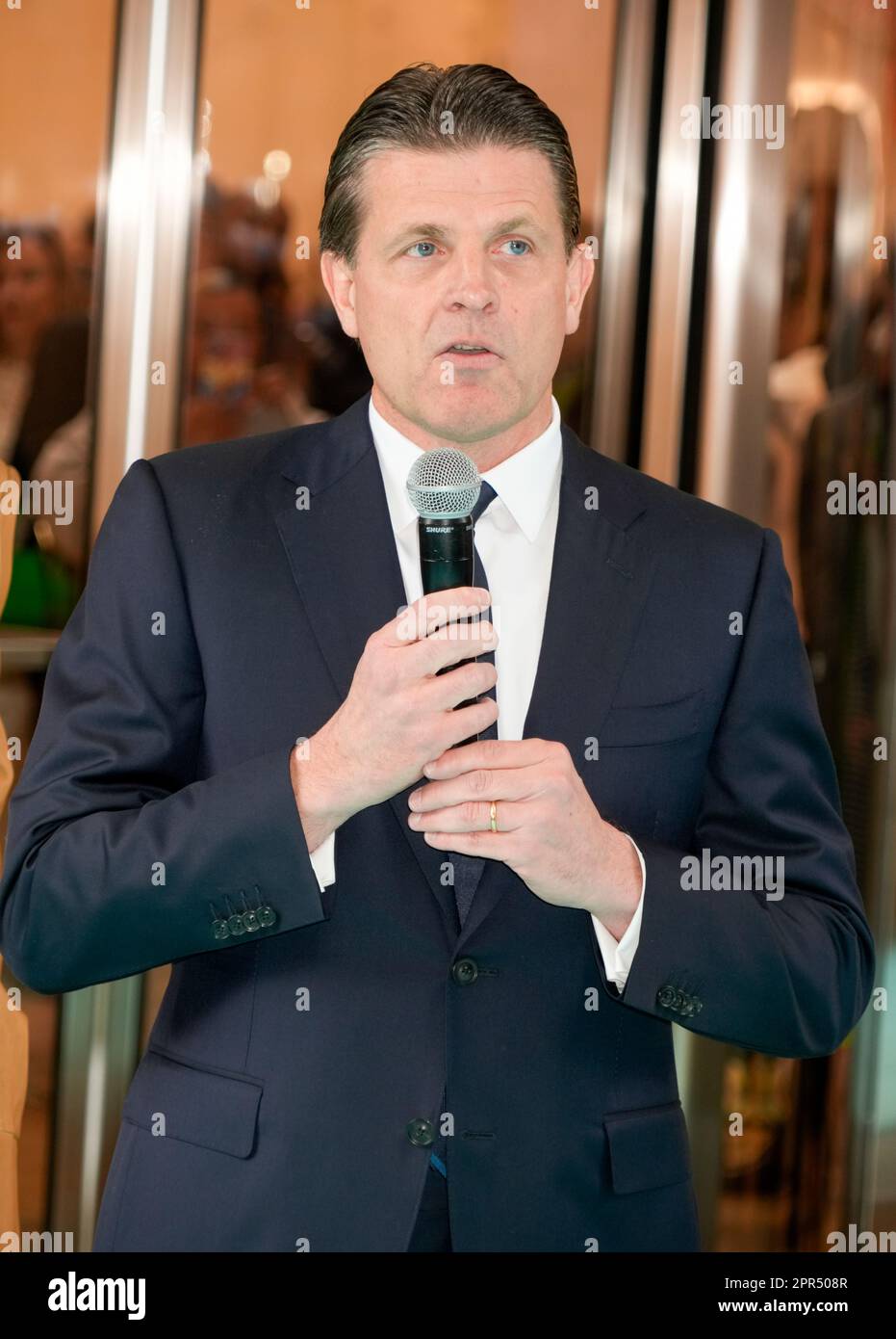 New York, USA. 26th Apr, 2023. Anthony Ledru attends the Tiffany's ...