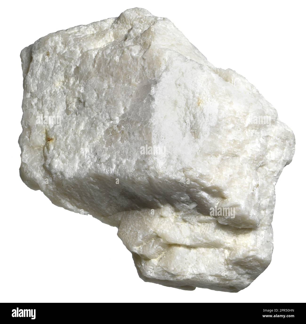 White Feldspar - rock-forming tectosilicate mineral Stock Photo - Alamy