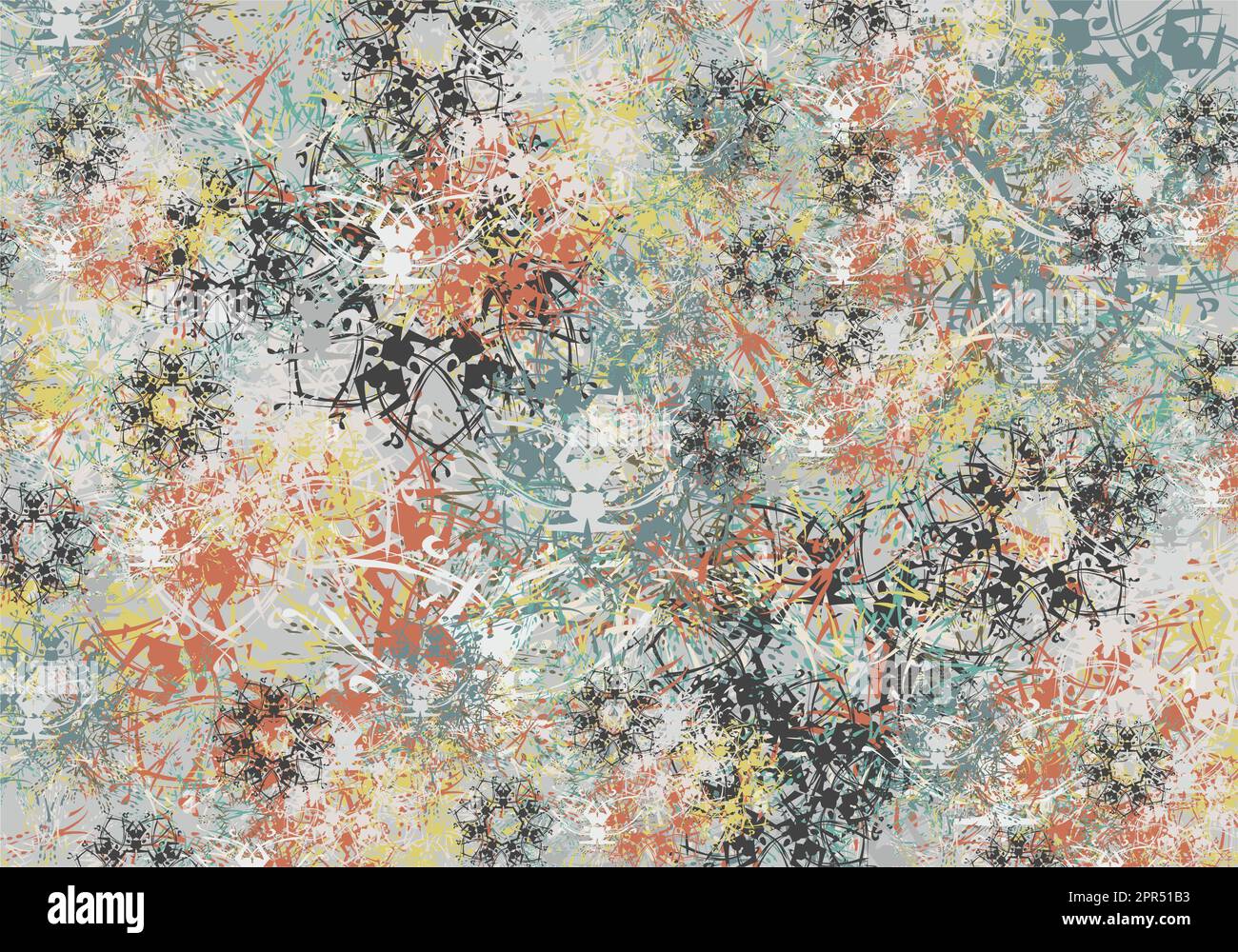 Colorful splashes for background or textures and textiles. Beautiful ...