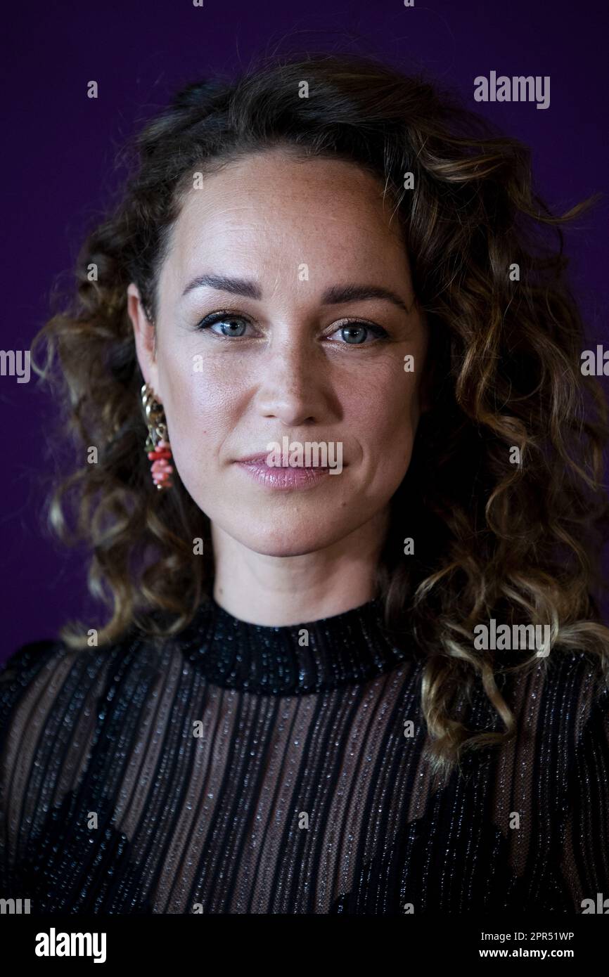 AMSTERDAM - 26/04/2023, Anouk Maas during the cast presentation of ...