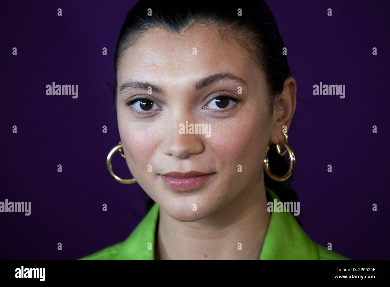 AMSTERDAM - 26/04/2023, Tara Hetharia during the cast presentation of ...