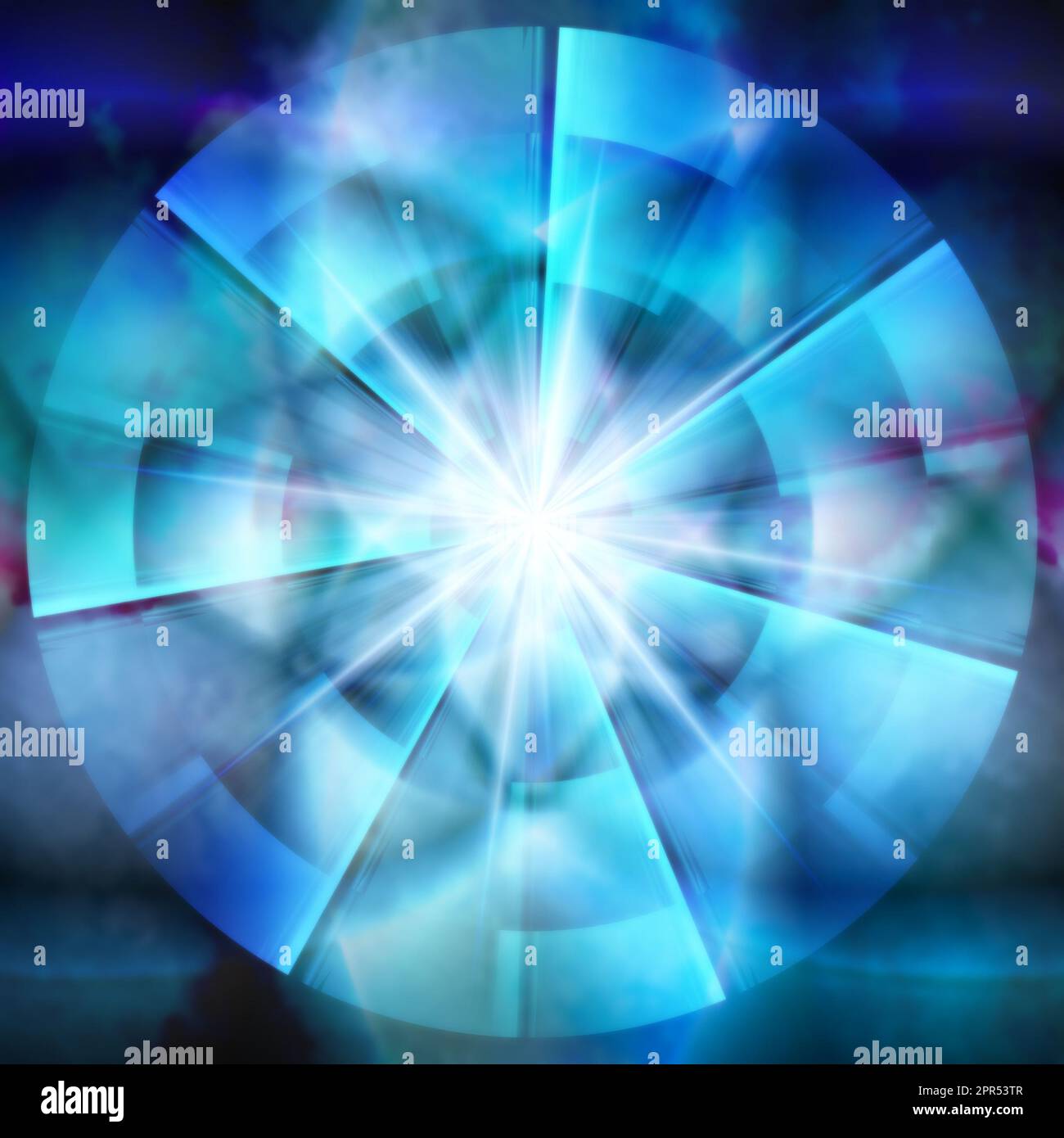 round radial abstract background illustration Stock Photo - Alamy