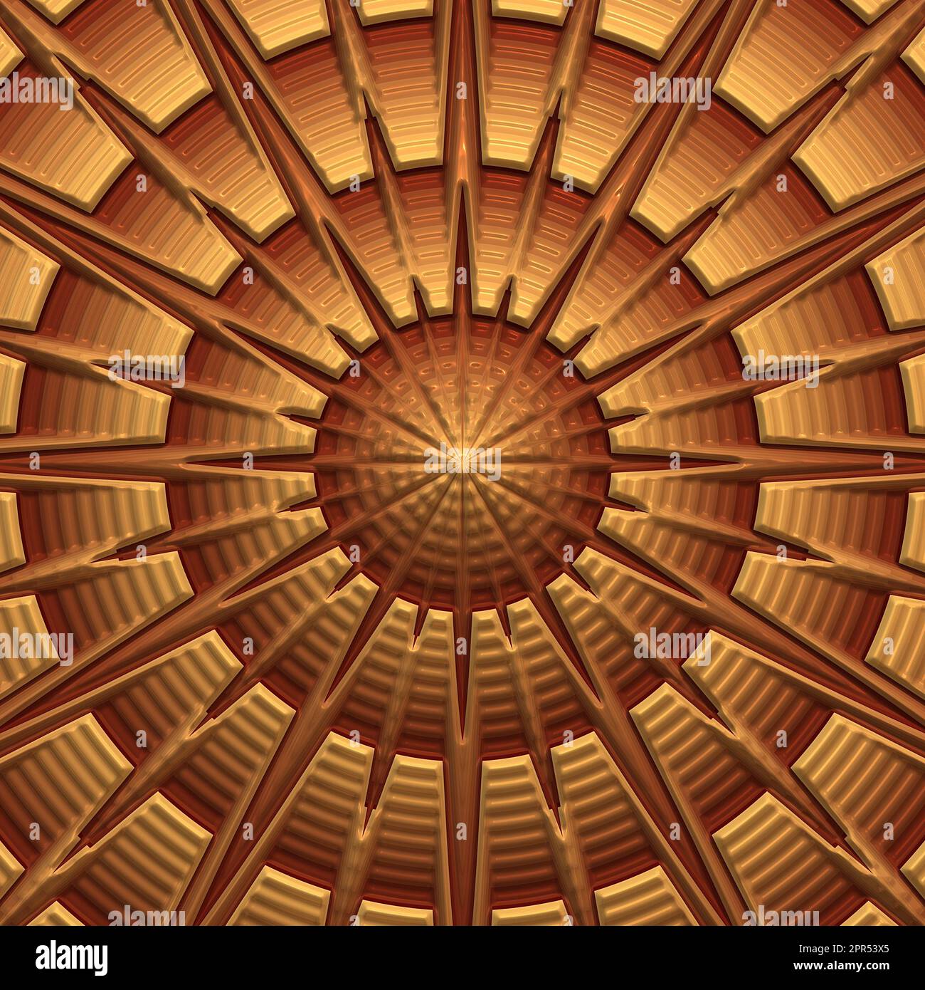 round radial abstract background illustration Stock Photo - Alamy