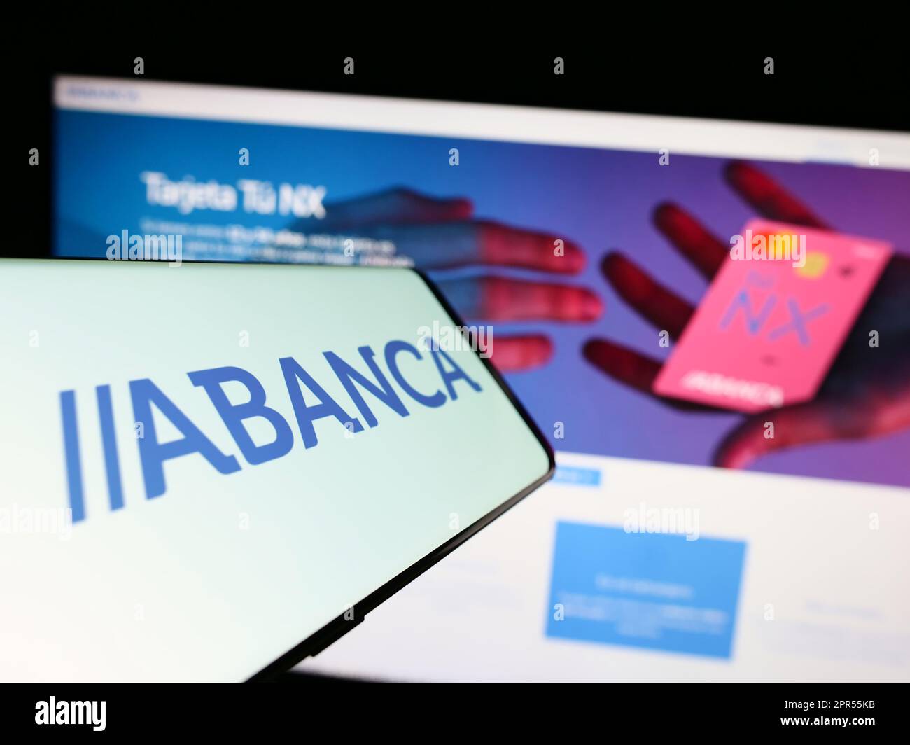 Abanca logo hi-res stock photography and images - Alamy