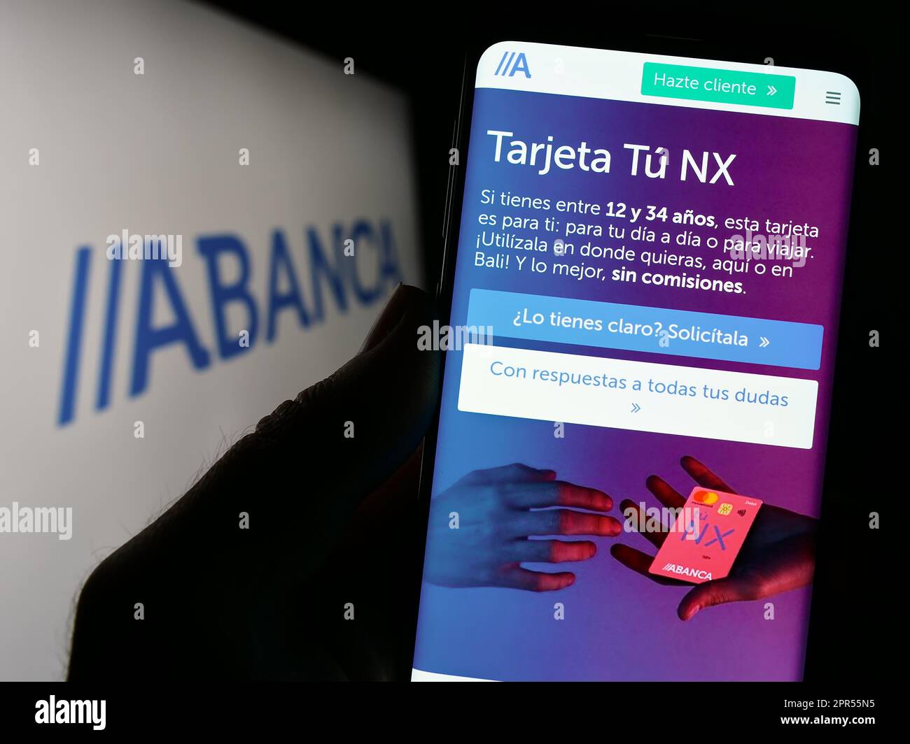 Abanca logo hi-res stock photography and images - Alamy