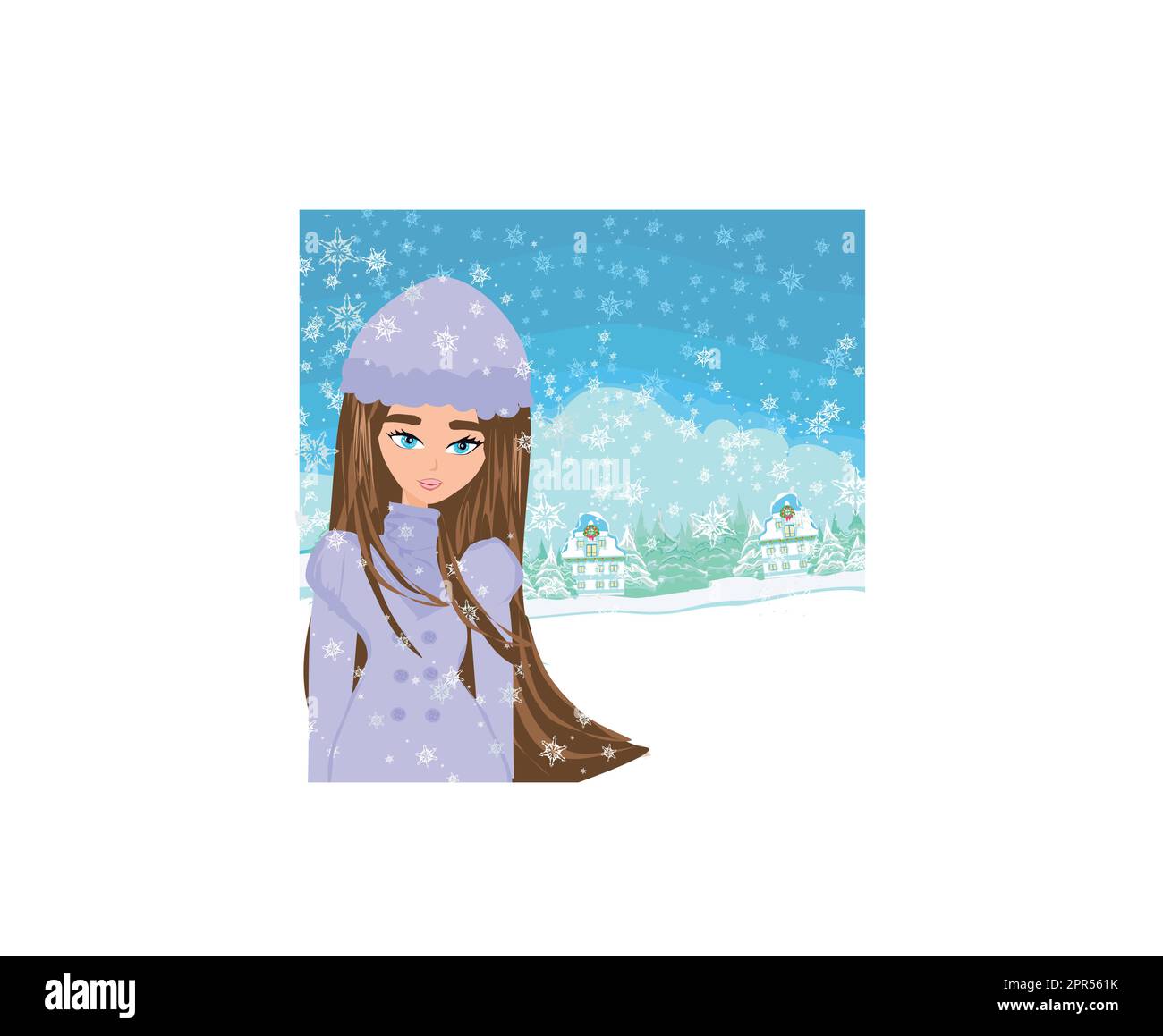 Shops winter Cut Out Stock Images & Pictures - Alamy