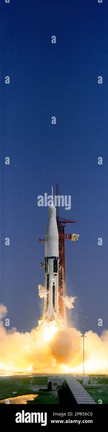 Apollo/Saturn 201 launched from Cape Canaveral's Launch Complex 34 at ...