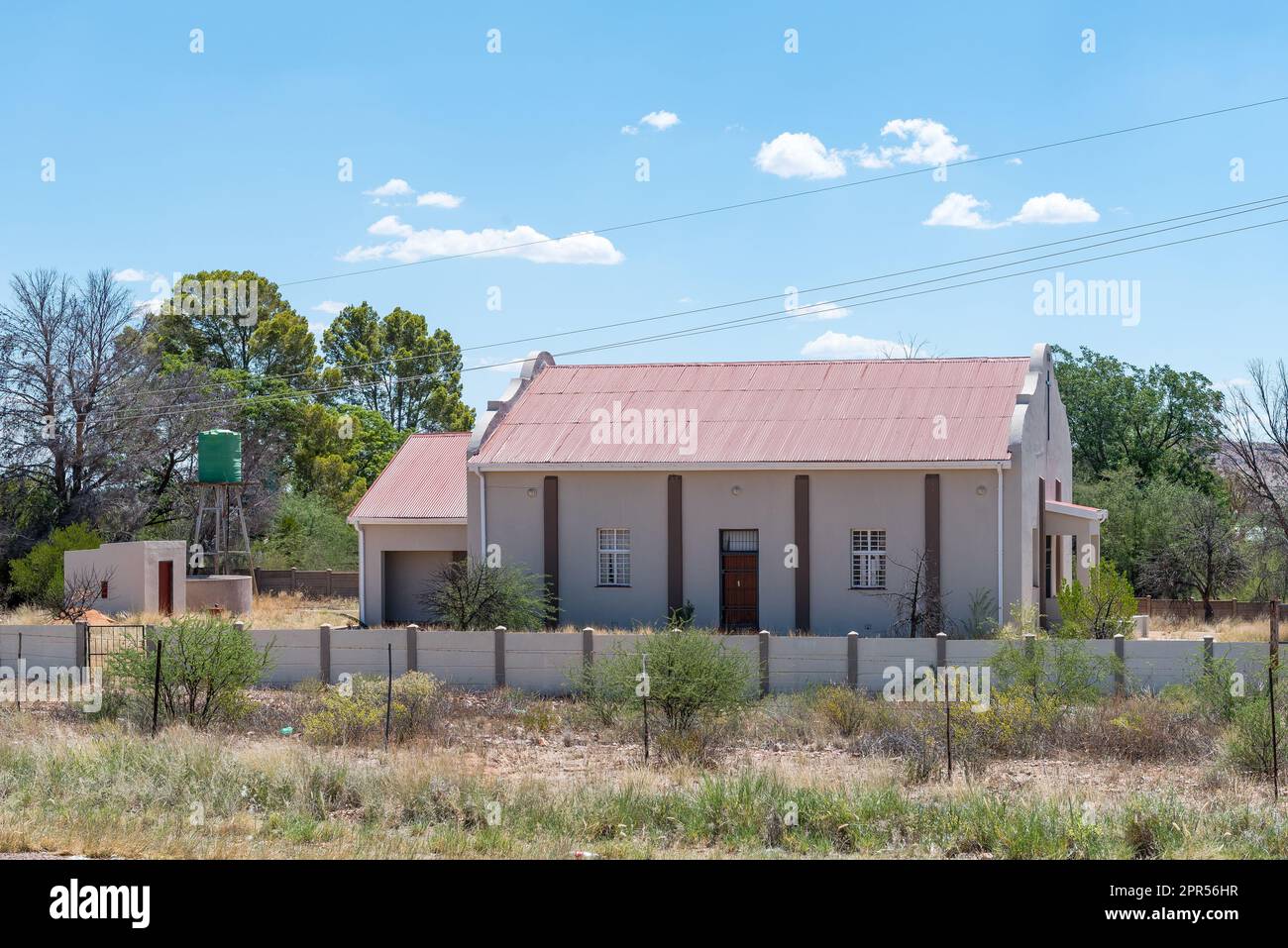 Upington, South Africa - Feb 24, 2023: Historic church on road N10 near ...