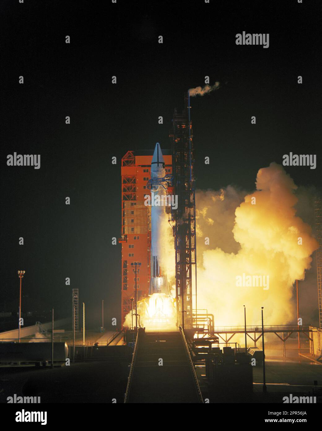 An Atlas-Centaur rocket carrying the Mariner 6 spacecraft lifted off ...