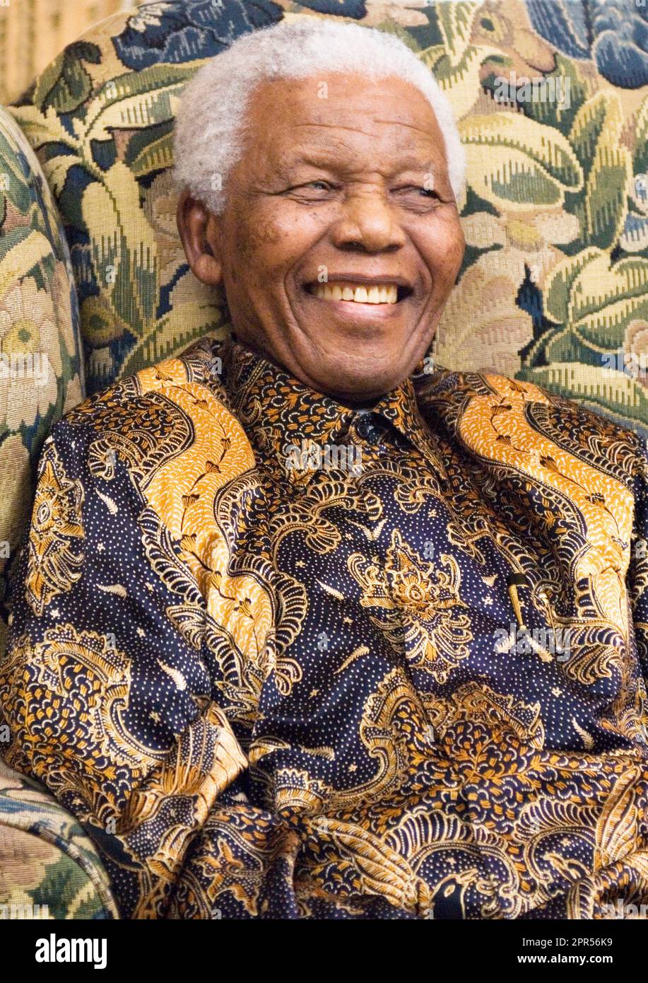 Nelson Mandela, leader of the ANC and 1st President of South Africa 10 ...
