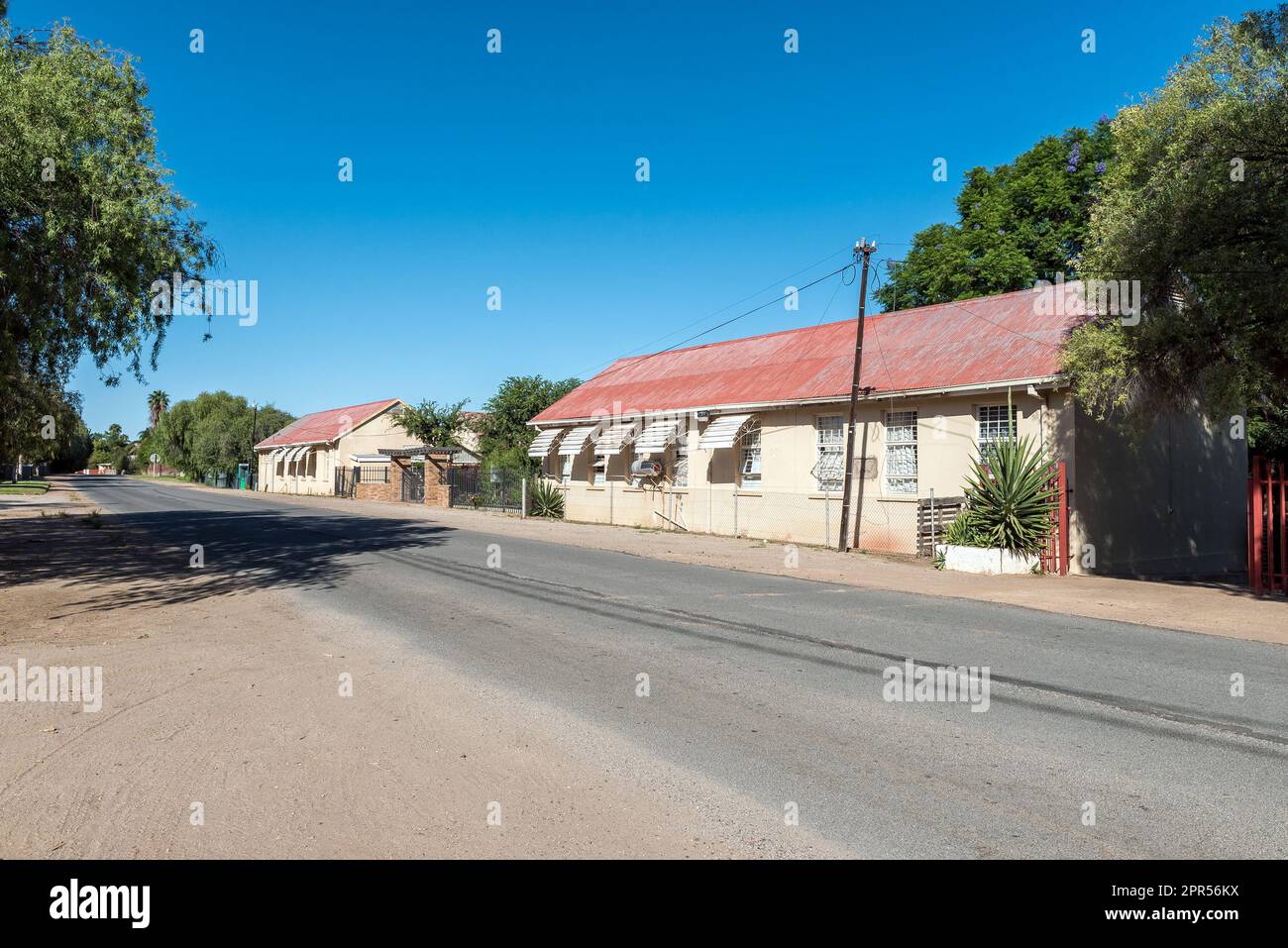 Kanoneiland, South Africa - Feb 25, 2023: The old school building in ...