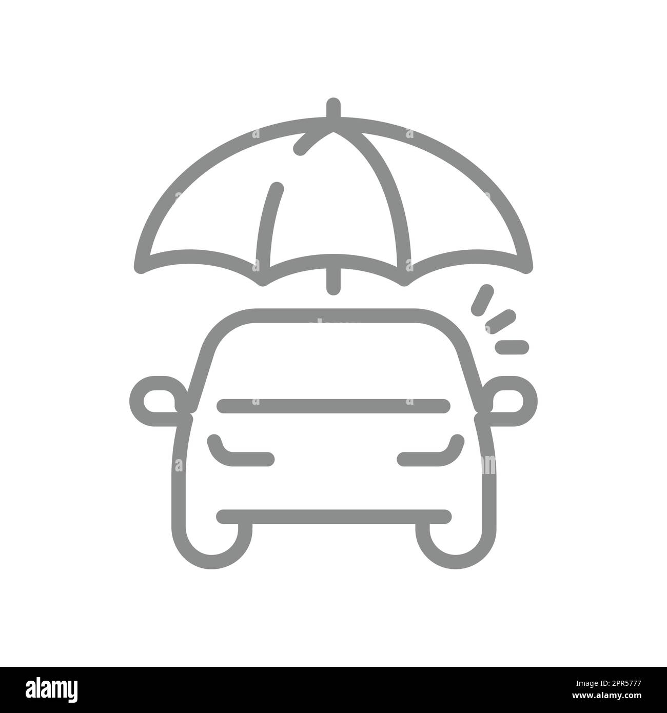 Motor insurance line vector icon Stock Vector Image & Art - Alamy