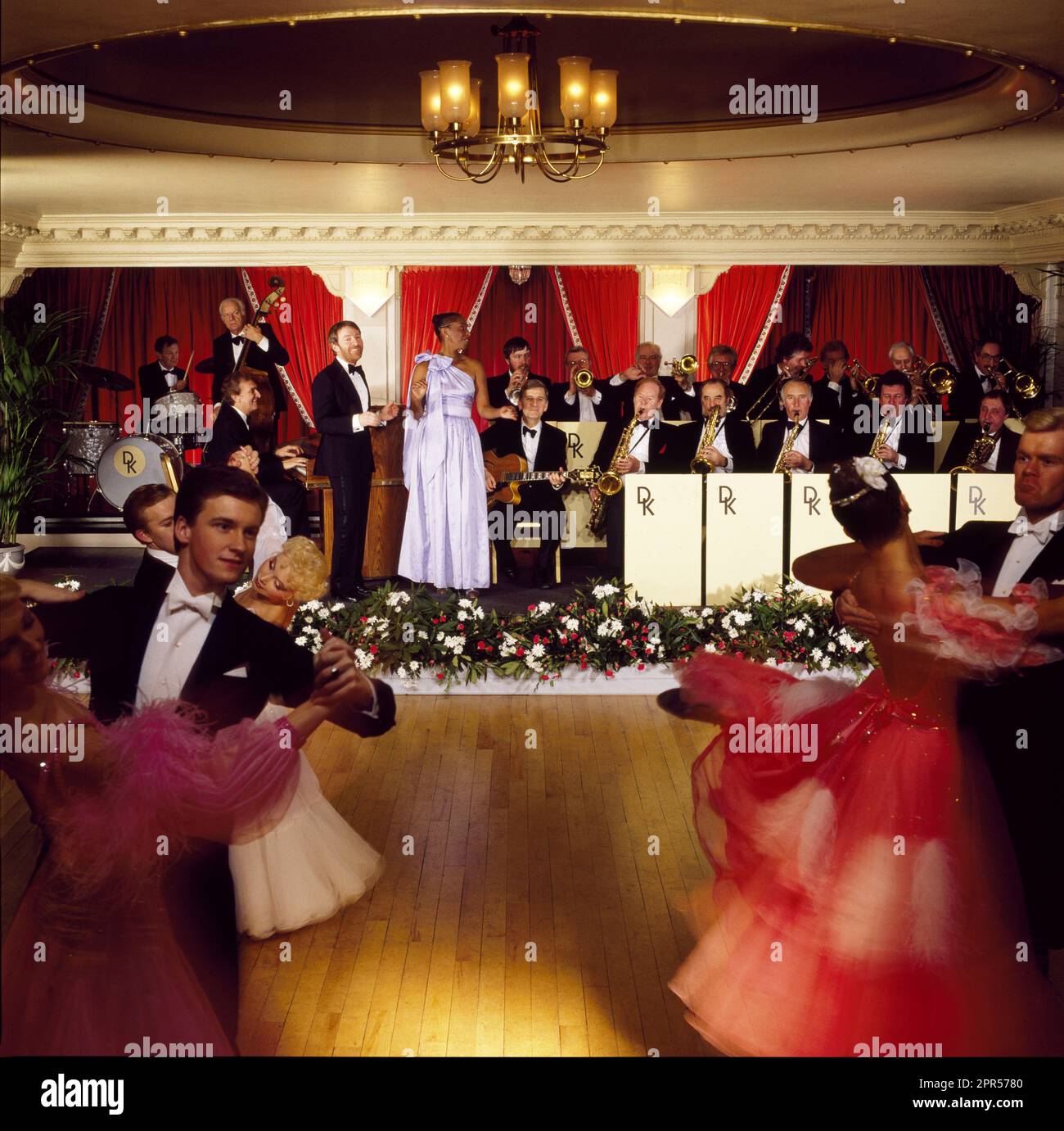 Ballroom dancing for an album cover photographed in 1978 Stock Photo ...