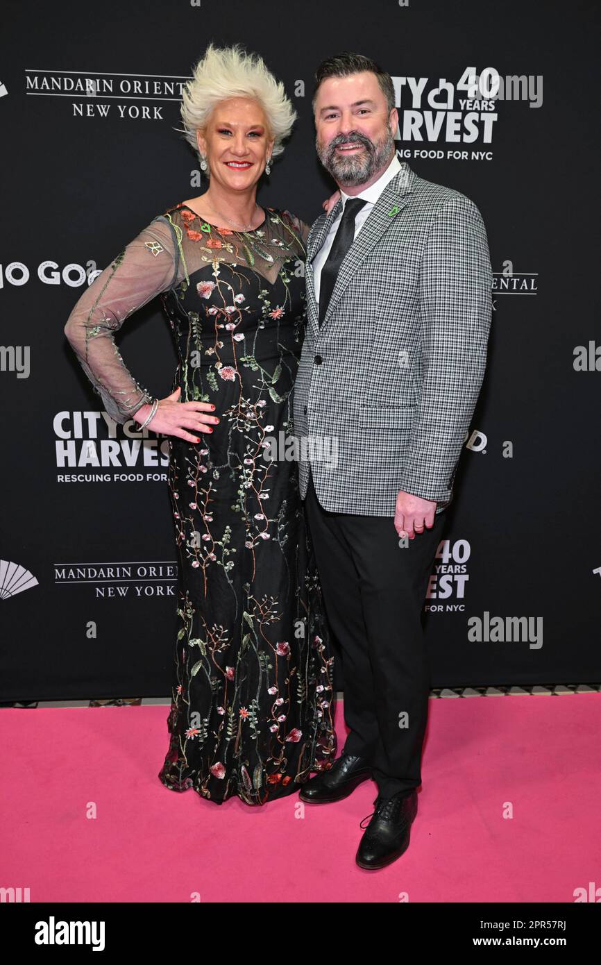 Photo by: NDZ/STAR MAX/IPx 2023 4/25/23 Anne Burrell and Stuart Claxton ...