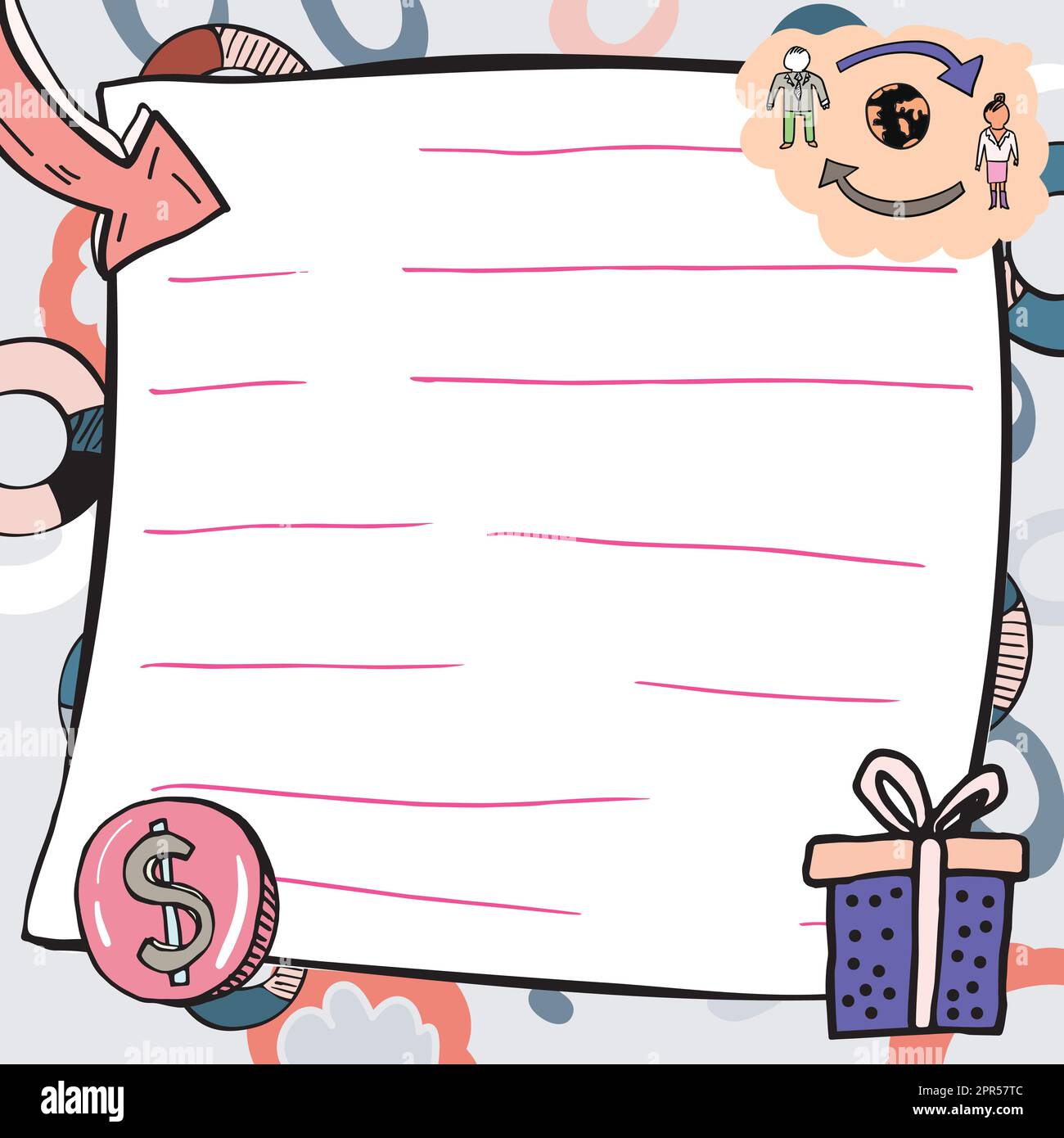 Businessman displayed on computer Stock Vector Images - Alamy