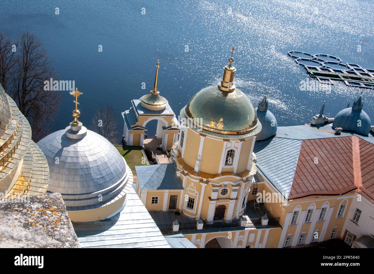 OSTASHKOV, RUSSIA - MAY, 2012: The magnificent architecture of the ...