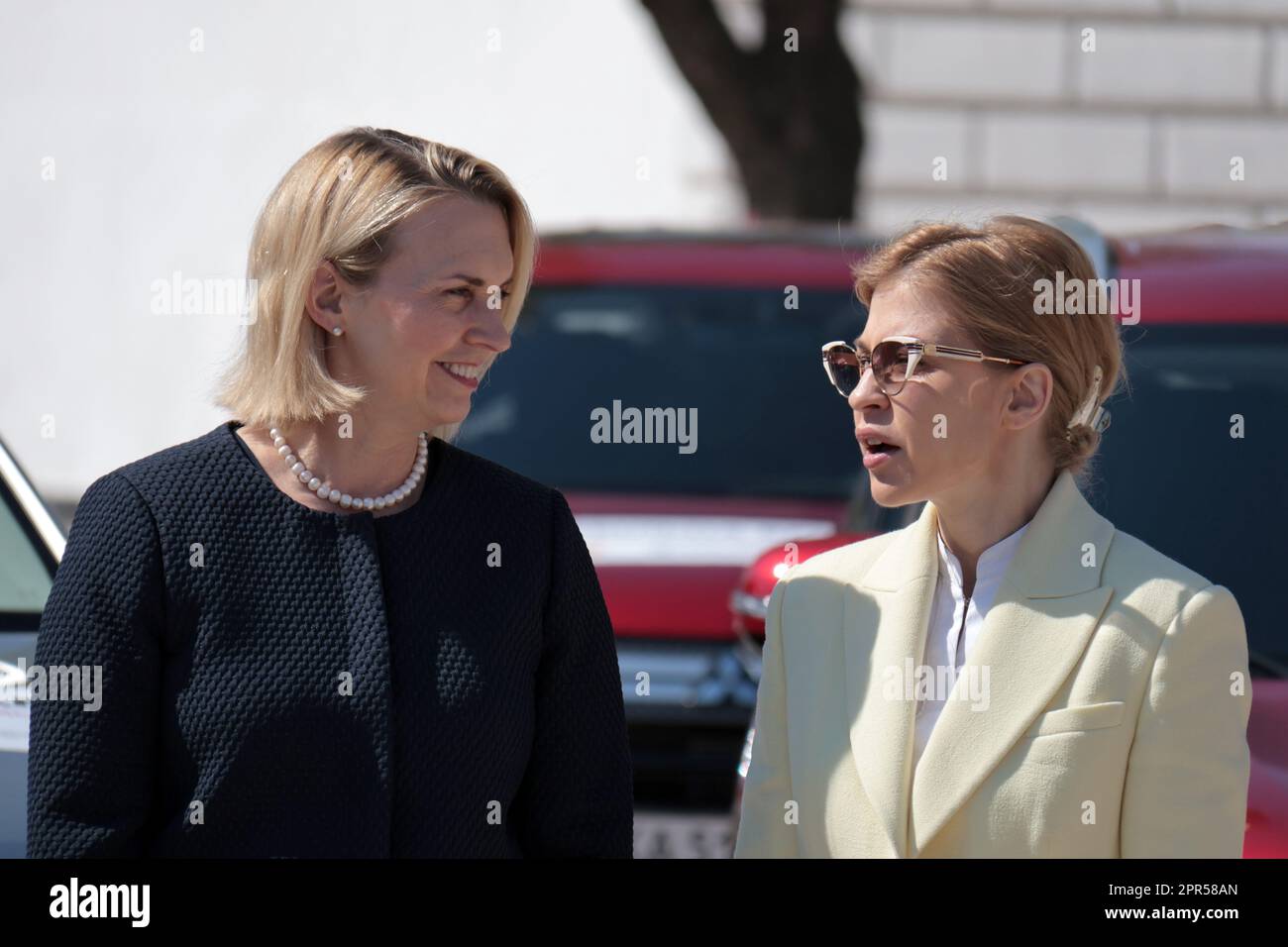 Non Exclusive: KYIV, UKRAINE - APRIL 25, 2023 - Ambassador ...