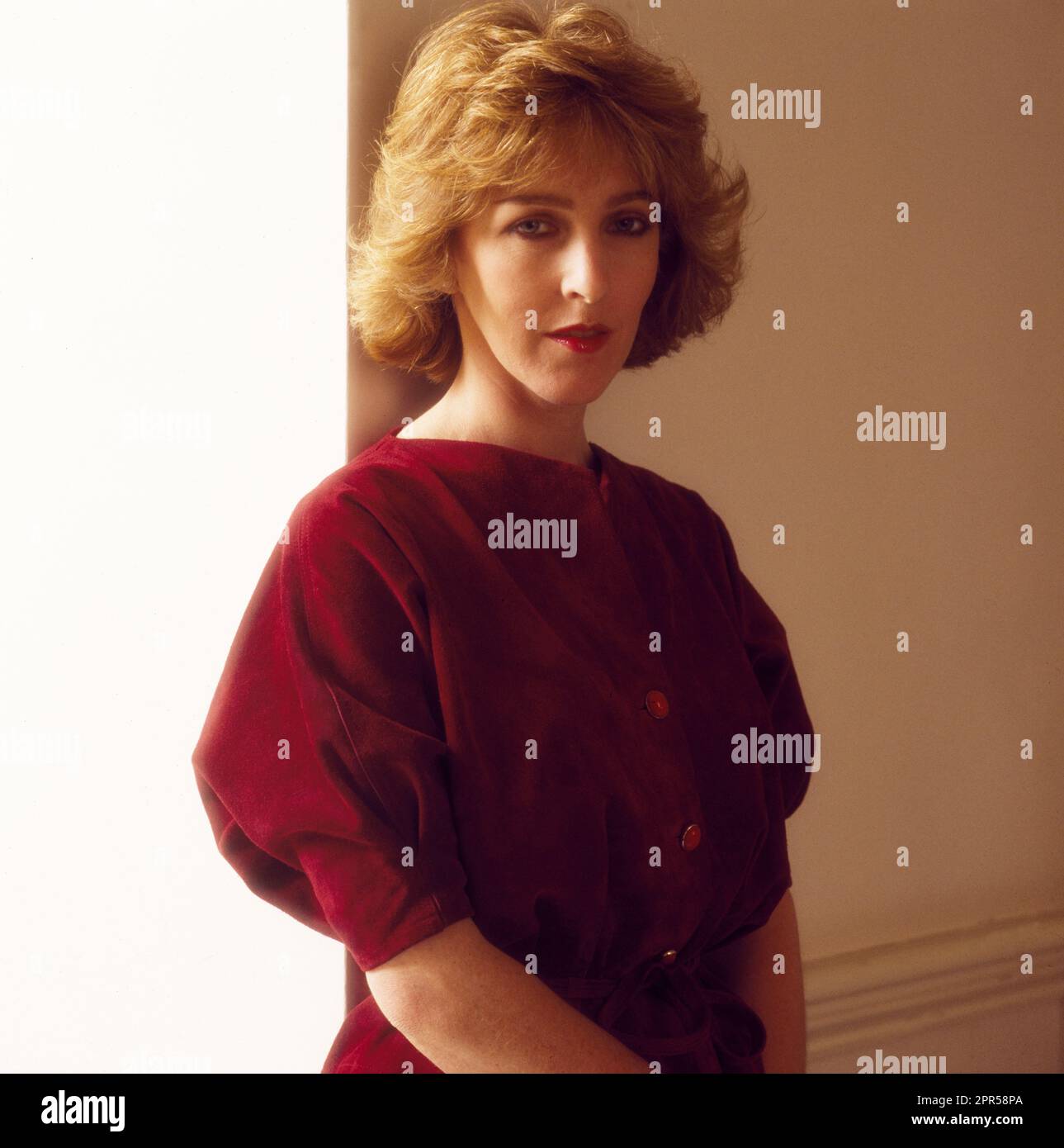 Actress Patricia Hodge photographed in London in 1987 Stock Photo - Alamy