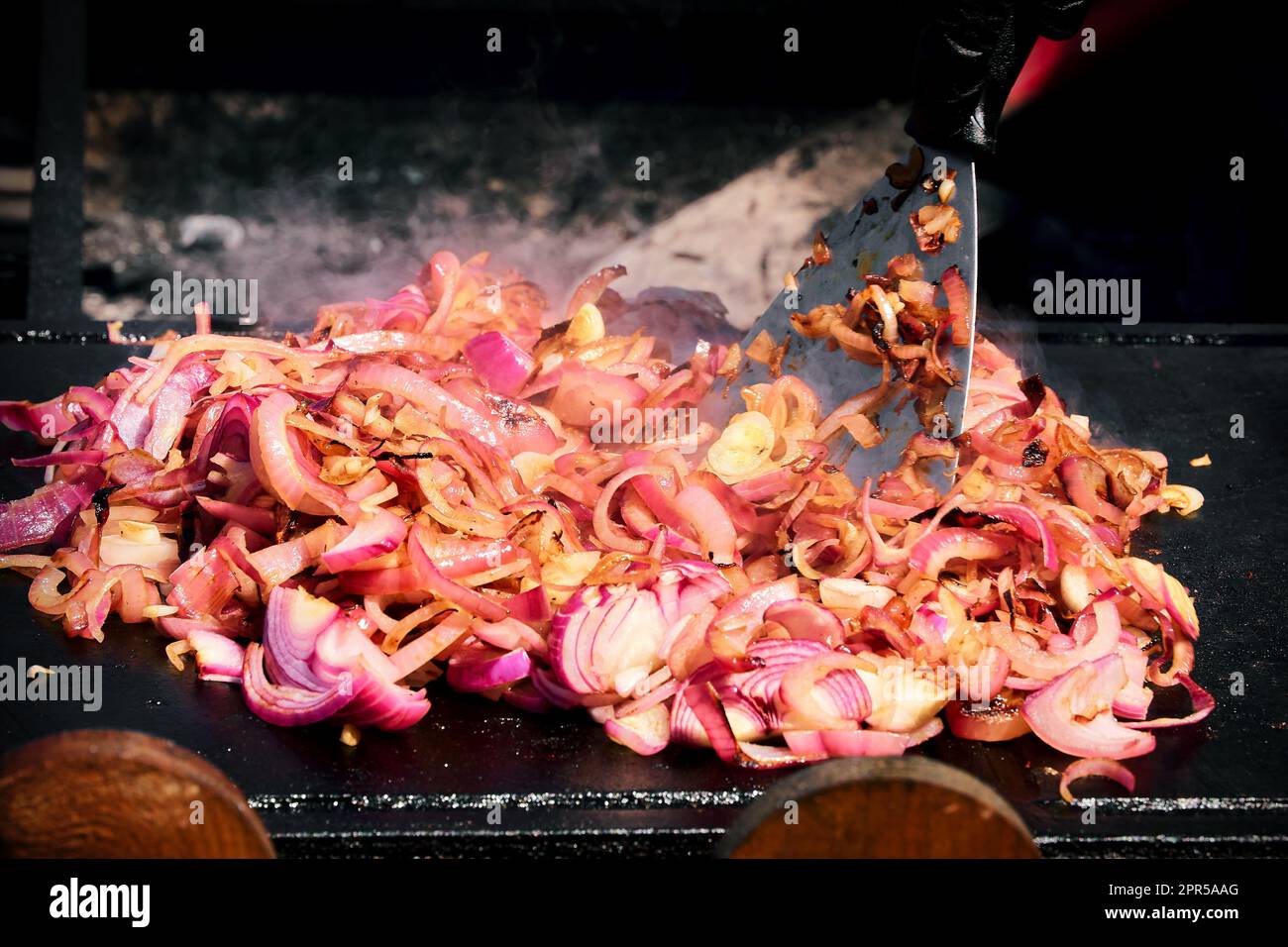 Grilled red onion slices ,add a burst of sweet and smoky flavor to any ...