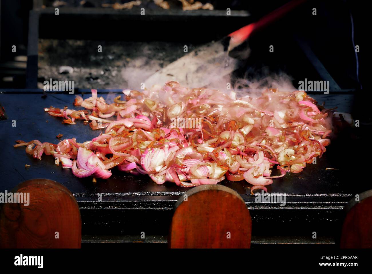 Grilled red onion slices ,add a burst of sweet and smoky flavor to any ...