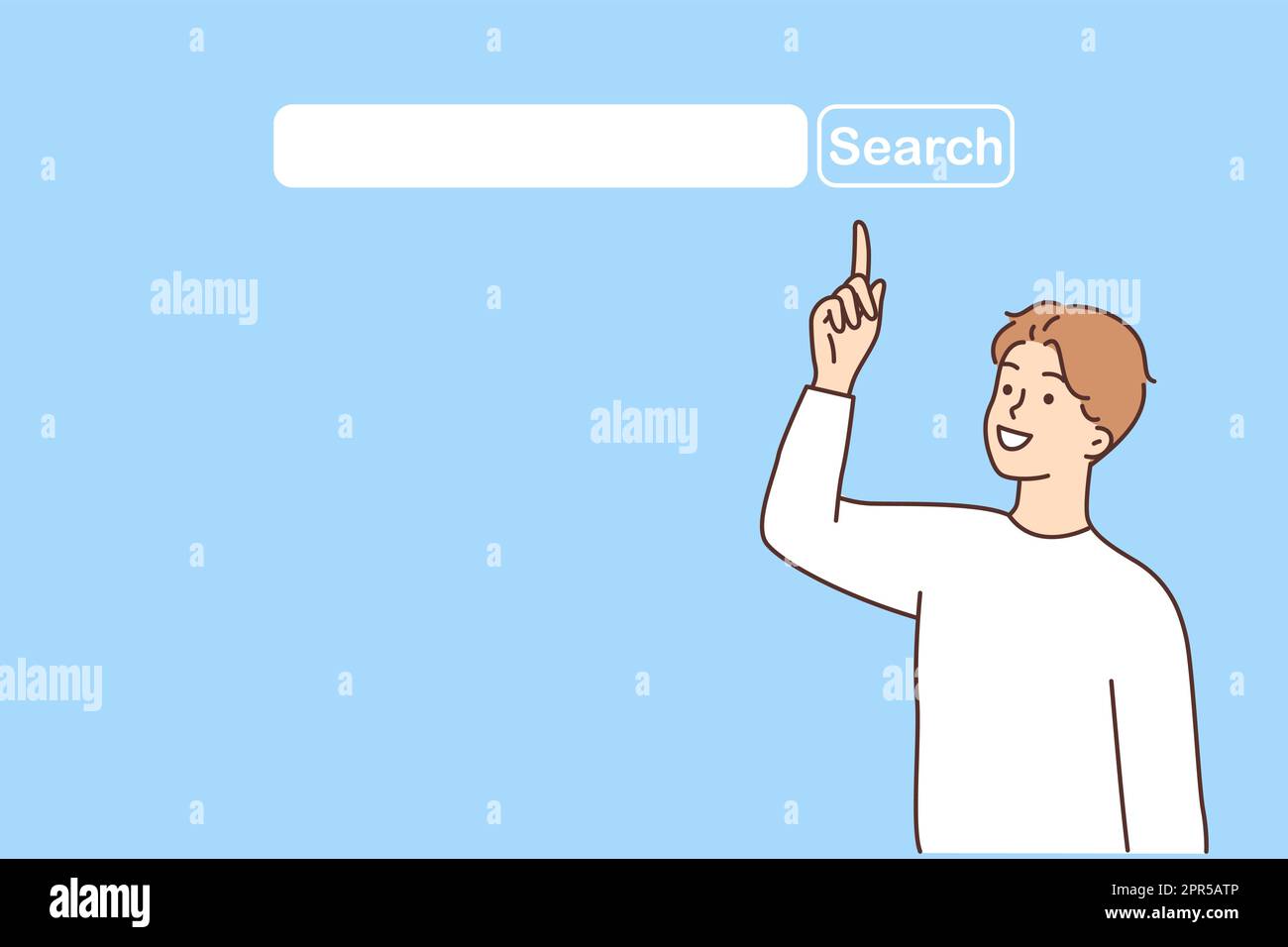 Vector cartoon search bar Stock Vector Images - Alamy