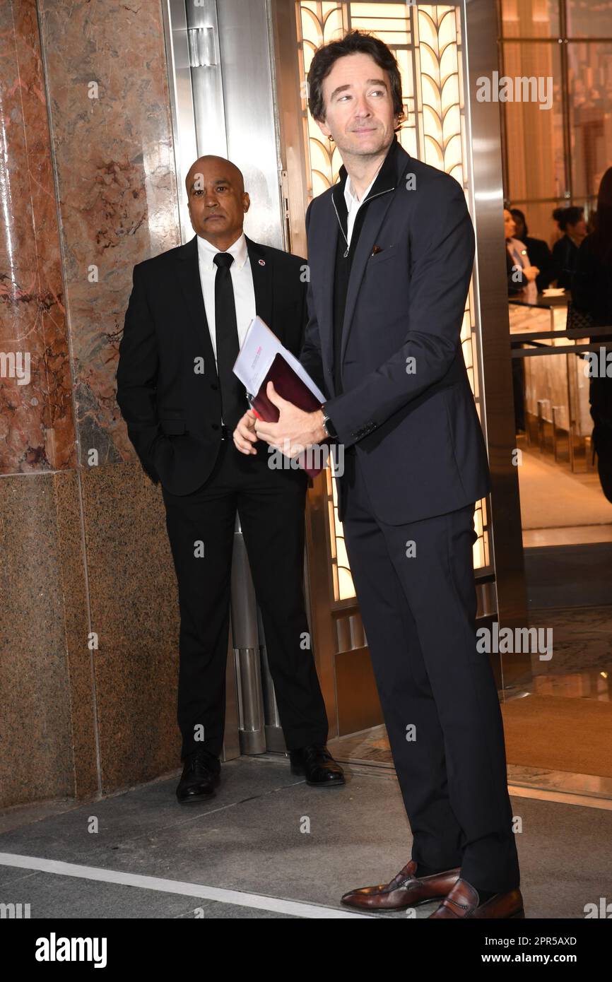 New York, USA. 26th Apr, 2023. Antoine Arnault attends the Tiffany & Co ...