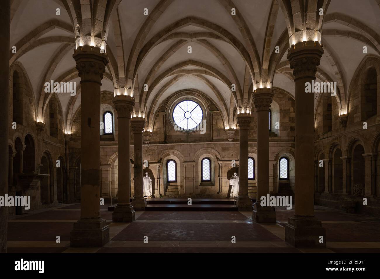 Alcobaca, Potugal - 3rd March 2023: Interior of the Alcobaca Monastery ...
