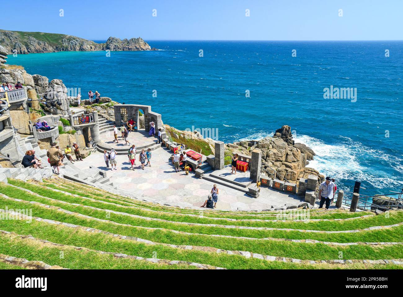 Minack Theatre, Porthcurno Bay, Porthcurno, Cornwall, England, United ...