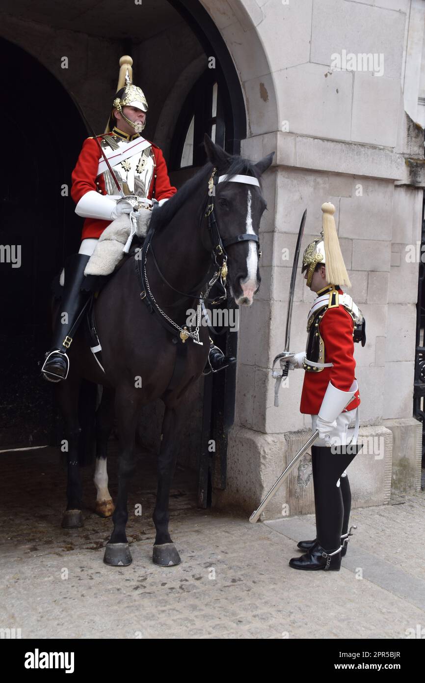The King's Life Guard Inspection at Horse Guards, London 26 Apr 2023 ...