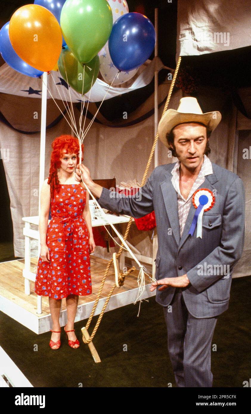 Sandra Dickinson (Carnelle Scott), George Irving (Mac Sam) in THE MISS ...