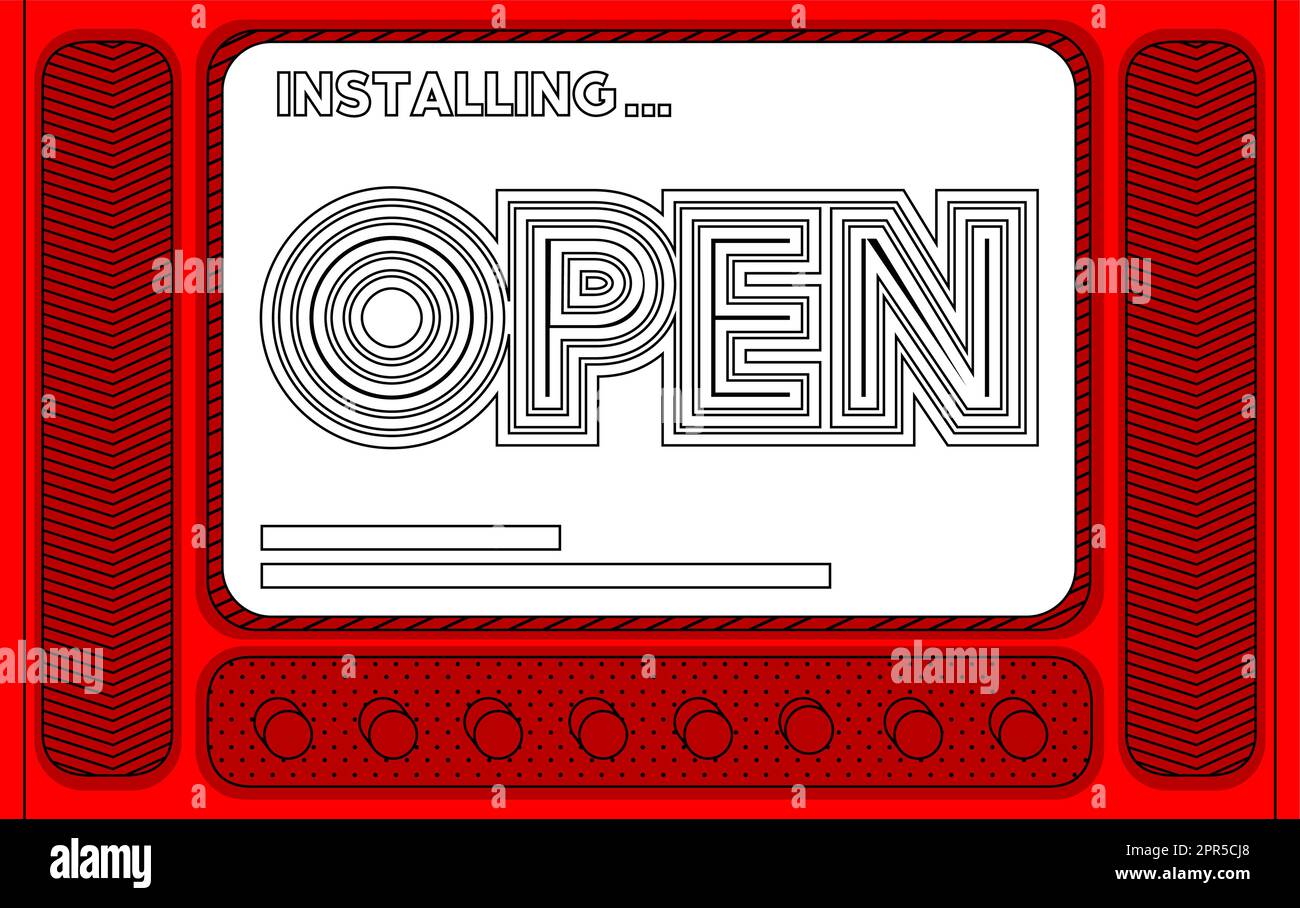 Cartoon computer hi-res stock photography and images - Alamy