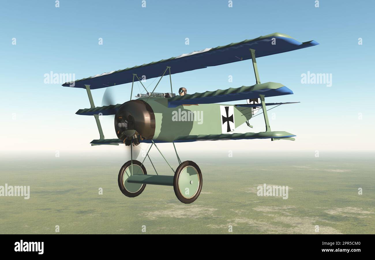 German fighter plane of World War I Stock Photo - Alamy