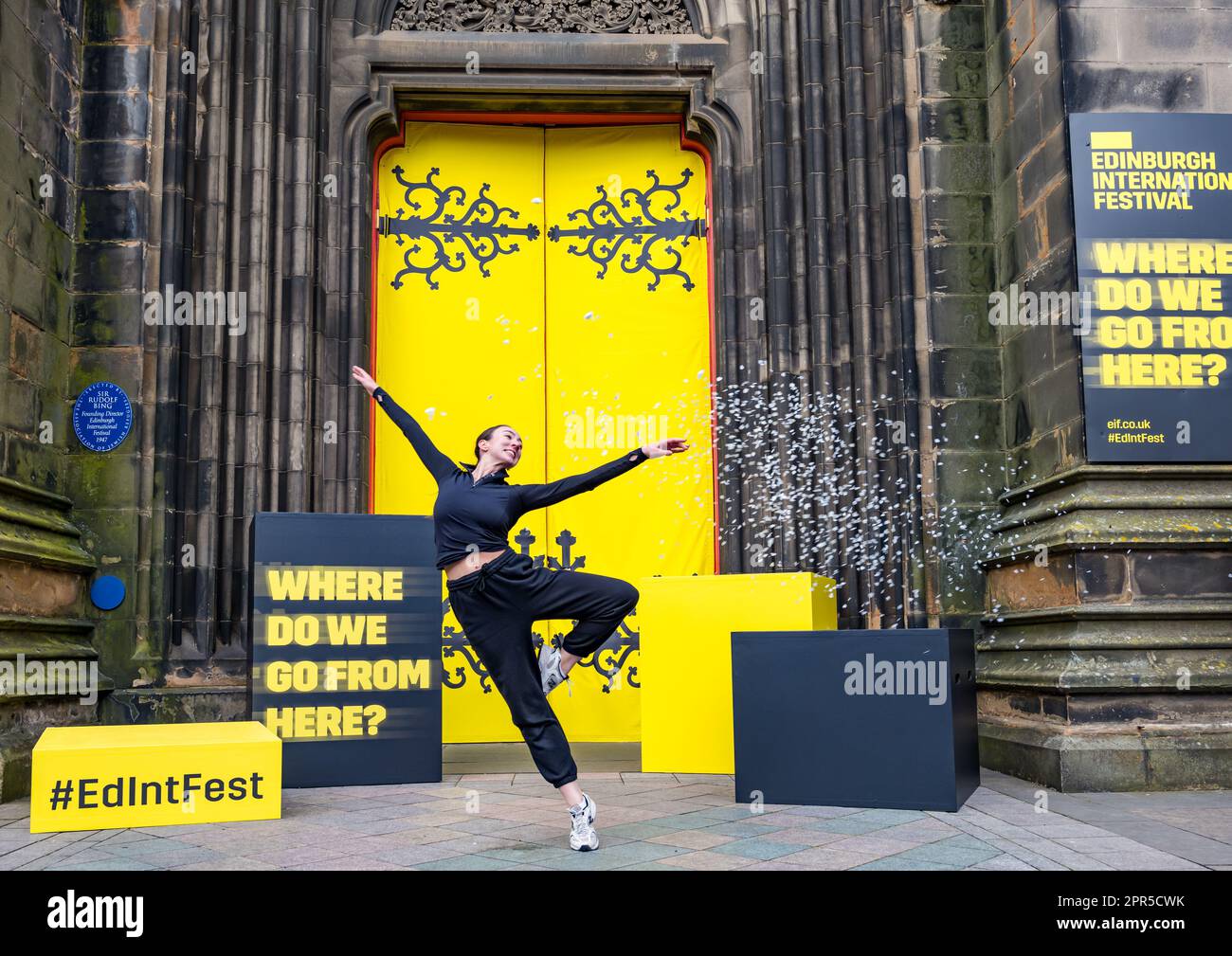 Ballet dancer Millie Thomas dances to launch the Edinburgh ...