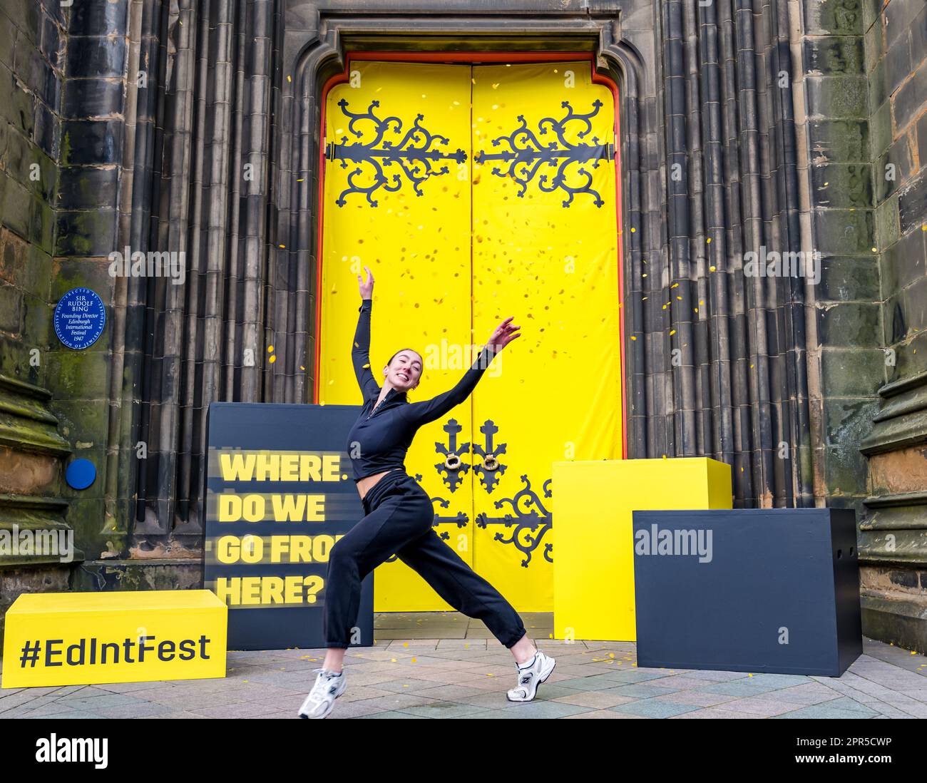Ballet dancer Millie Thomas dances to launch the Edinburgh ...