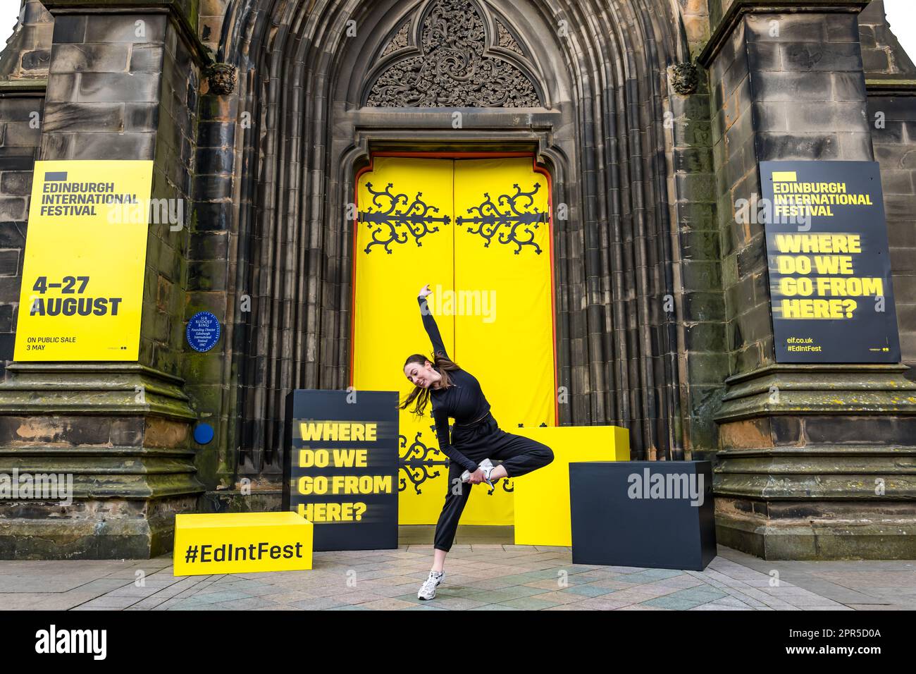 Ballet dancer Millie Thomas dances to launch the Edinburgh ...