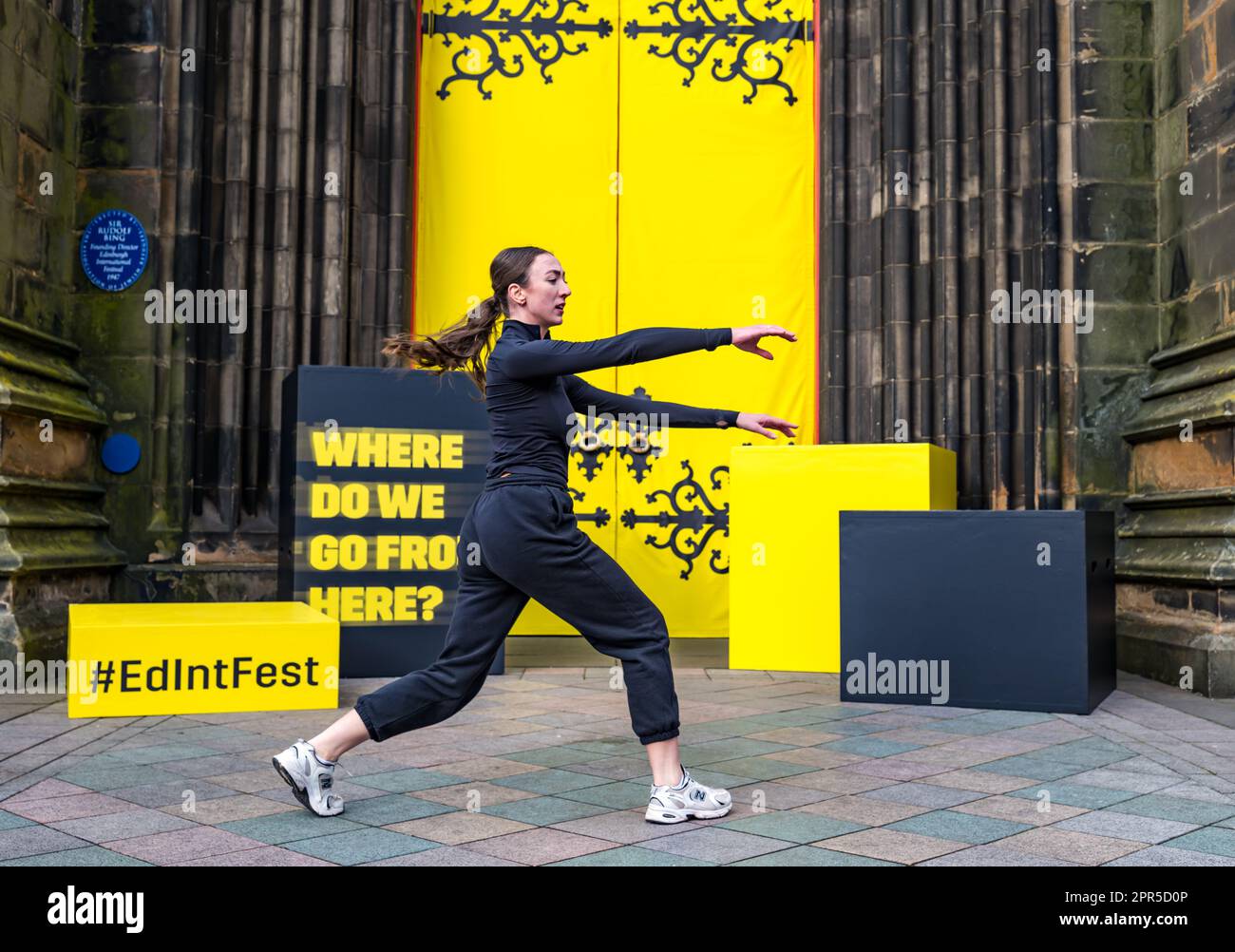 Ballet dancer Millie Thomas dances to launch the Edinburgh ...
