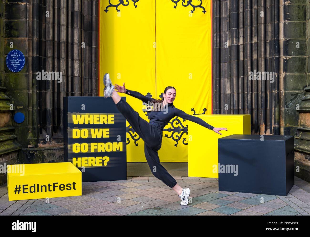 Ballet dancer Millie Thomas dances to launch the Edinburgh ...