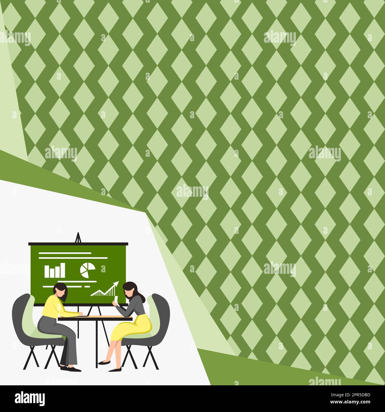 Coworkers having conversation Stock Vector Images - Alamy