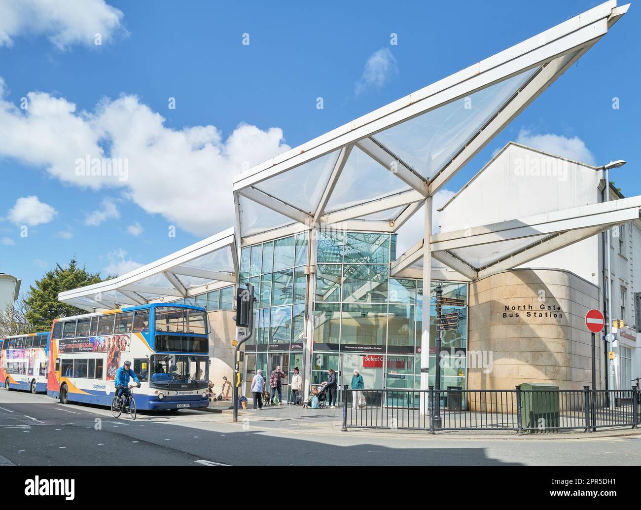North Gate bus station, Northampton, England Stock Photo - Alamy
