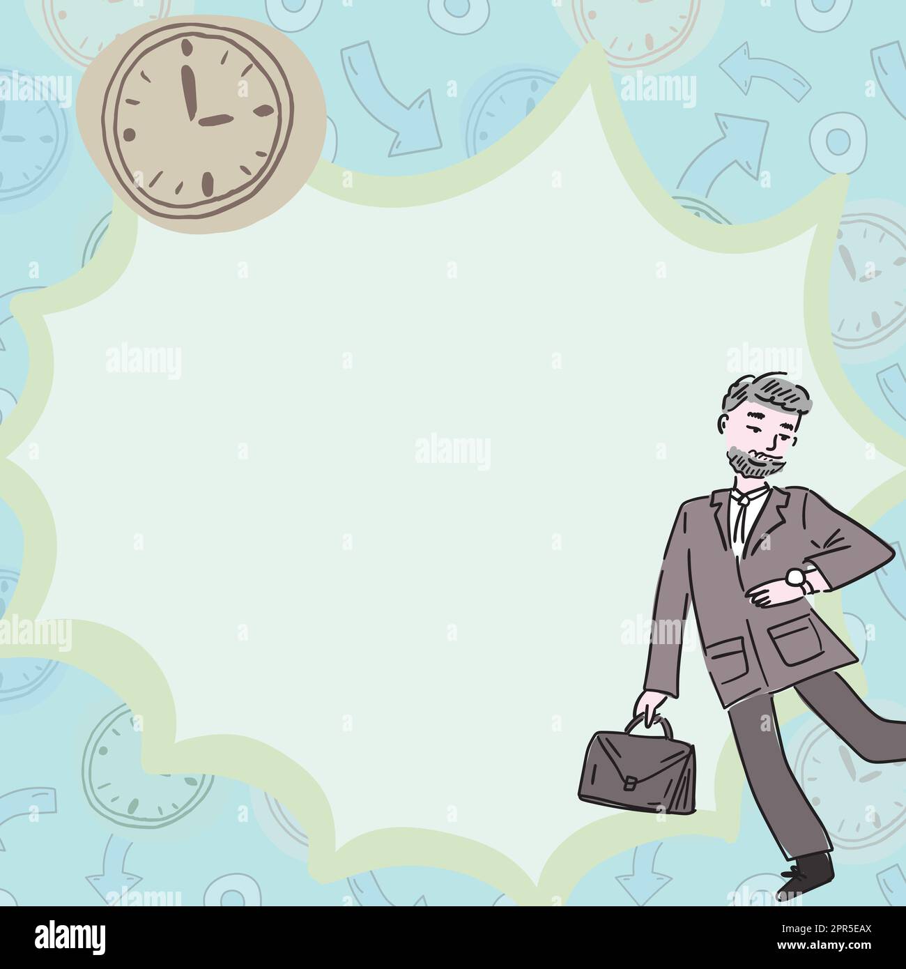 Man watching clock wall hi-res stock photography and images - Alamy