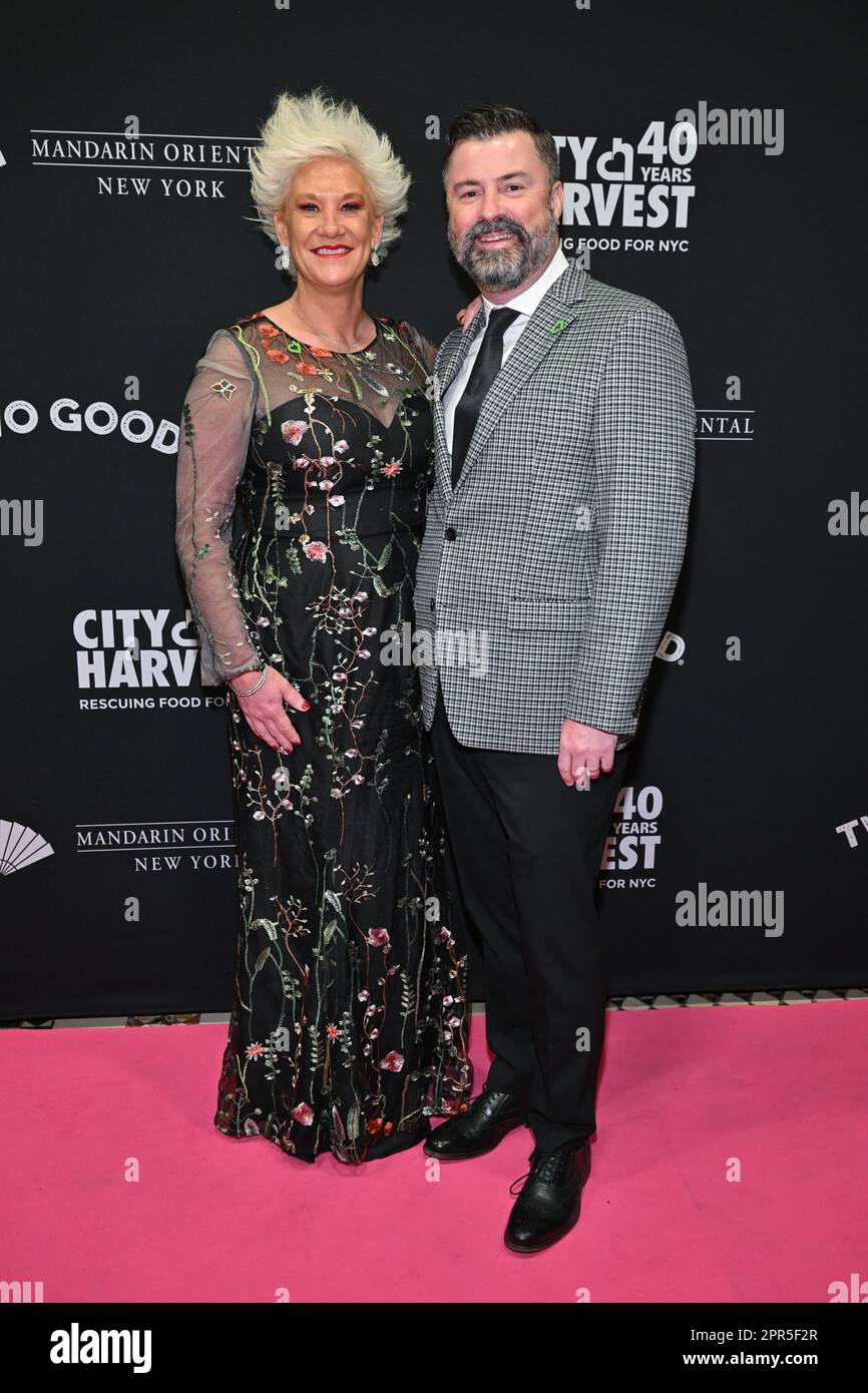 Anne Burrell and Stuart Claxton Stock Photo - Alamy