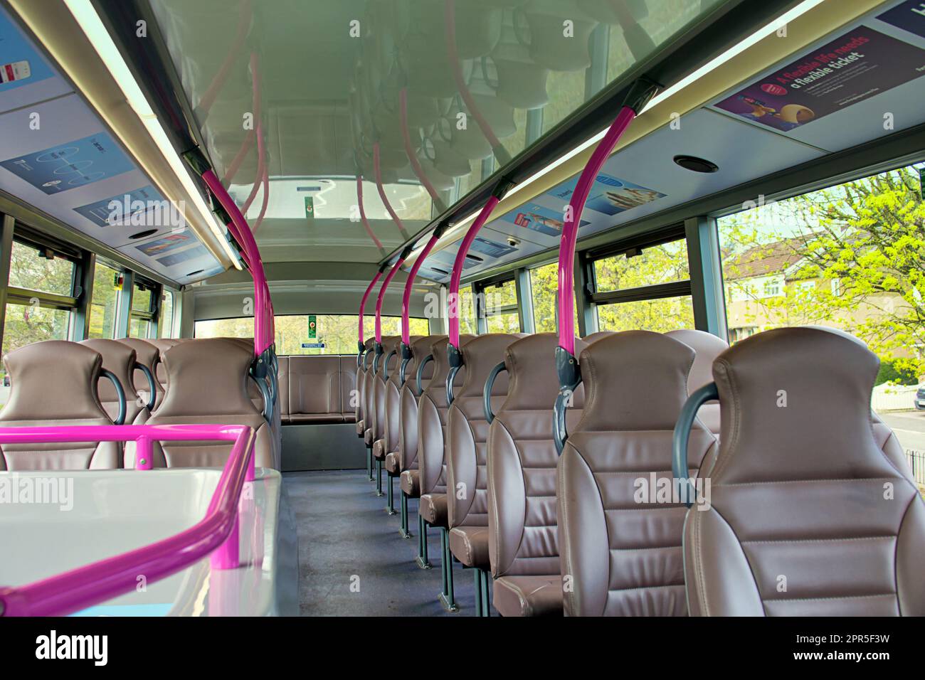 Bus interior seats hi-res stock photography and images - Alamy