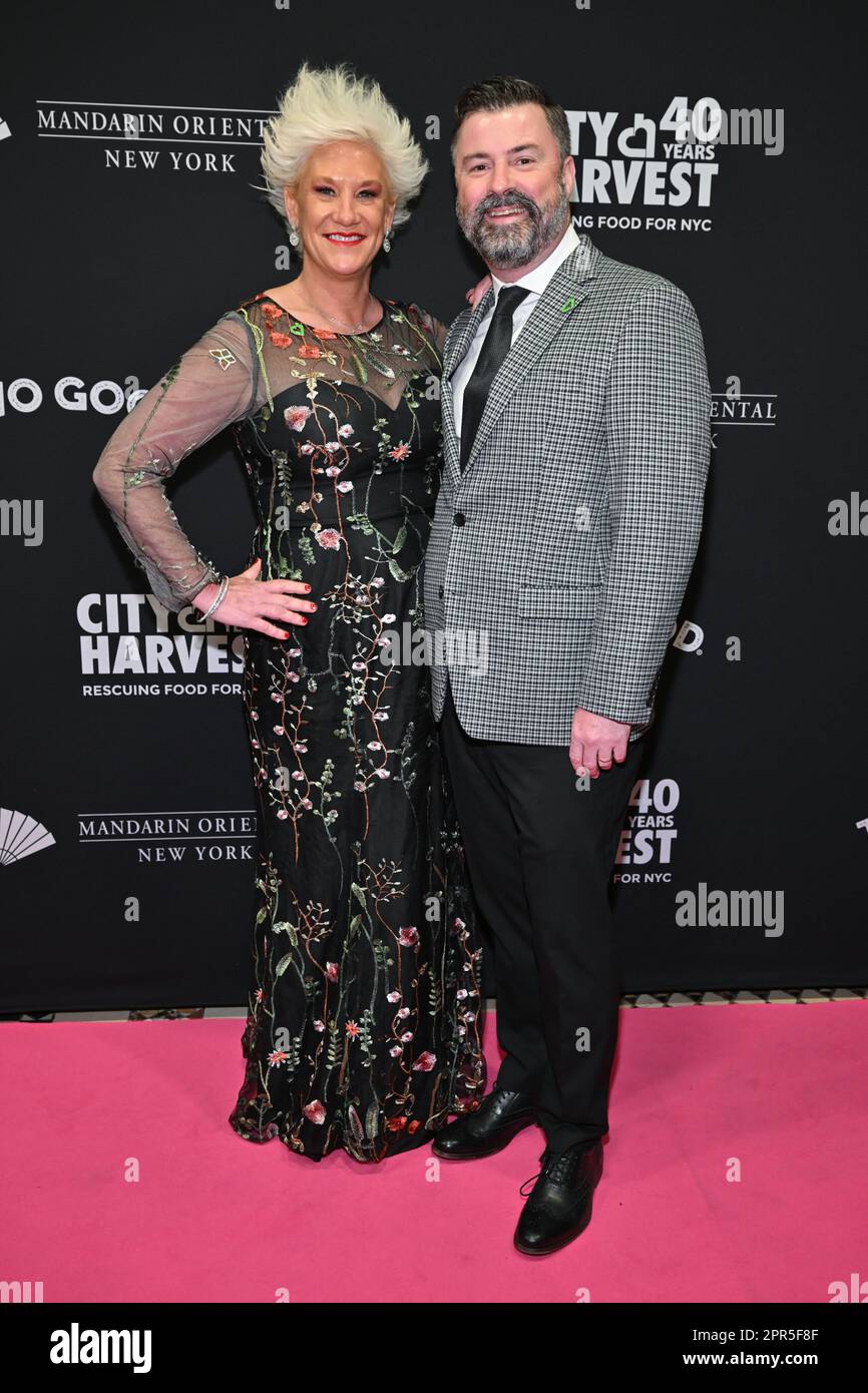 Anne Burrell and Stuart Claxton Stock Photo - Alamy