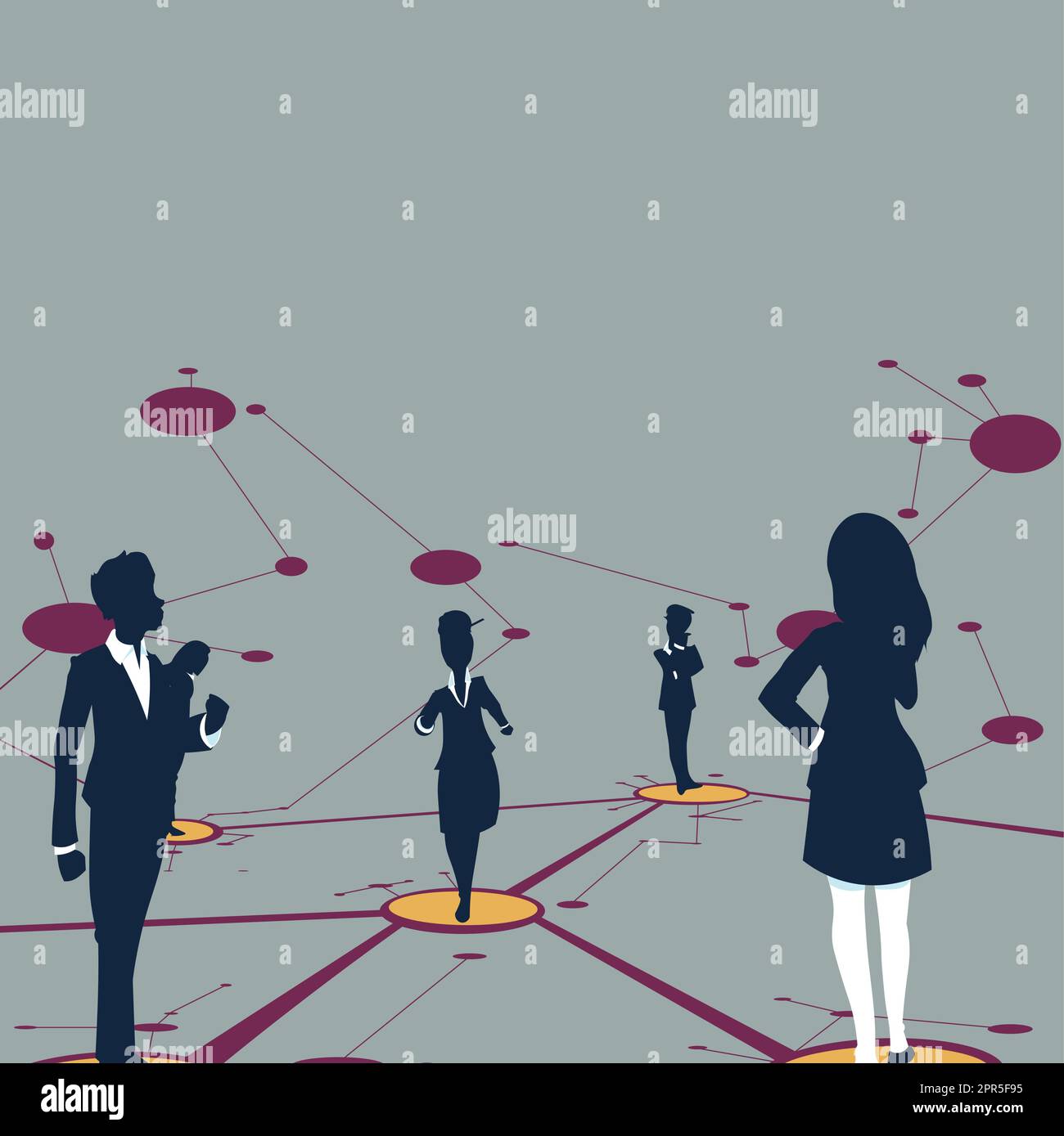 Crew working together Stock Vector Images - Alamy