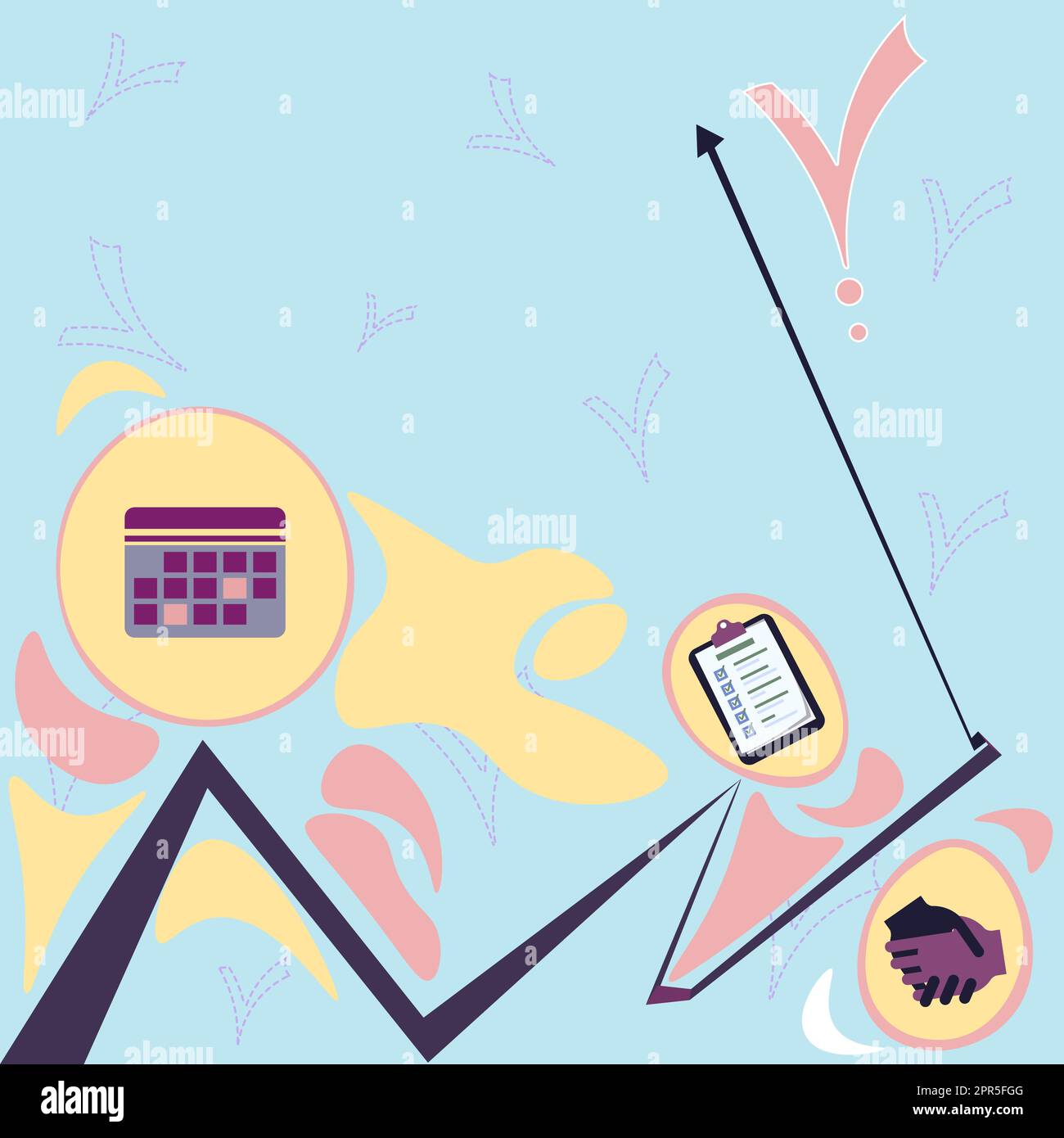 Hands Drawing In Handshake Position Showing Deal Agreement And Greeting ...